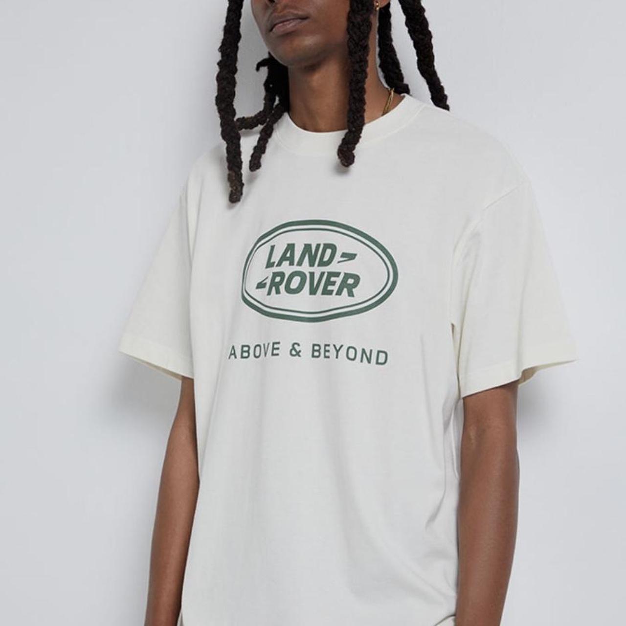 PACSUN land rover off cutout neck t shirt oversized XL - Depop