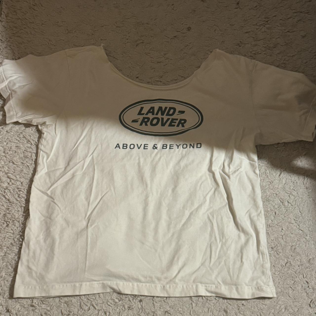 PACSUN land rover off cutout neck t shirt oversized XL - Depop