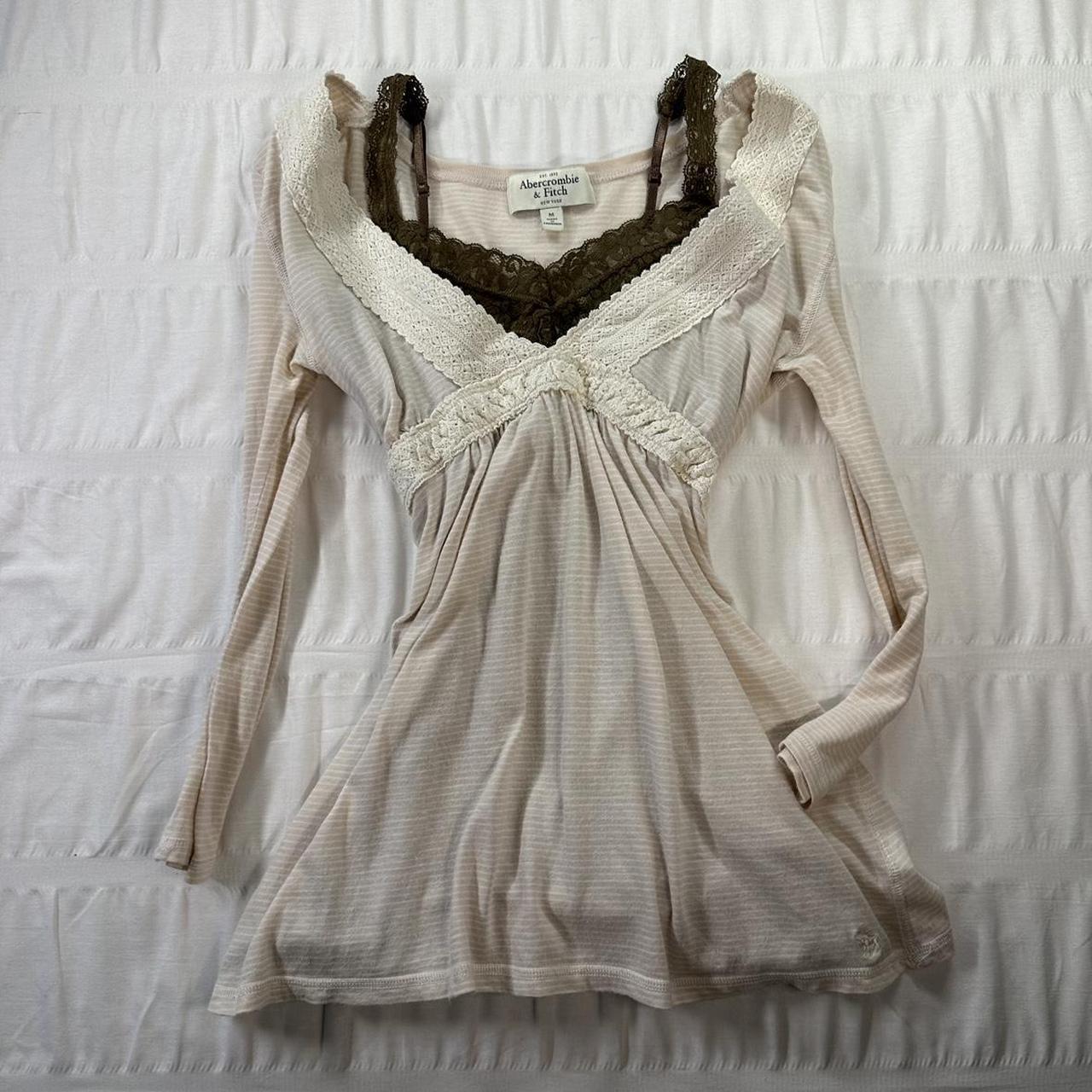 vintage twilightcore abercrombie babydoll... - Depop