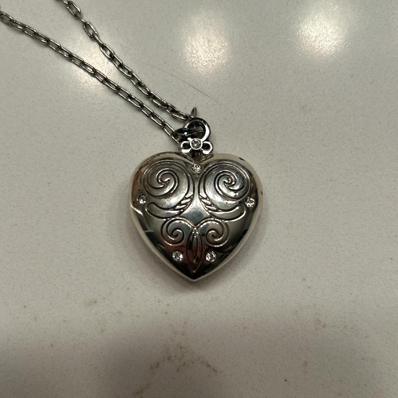 Brighton Heart Locket with Dust... - Depop
