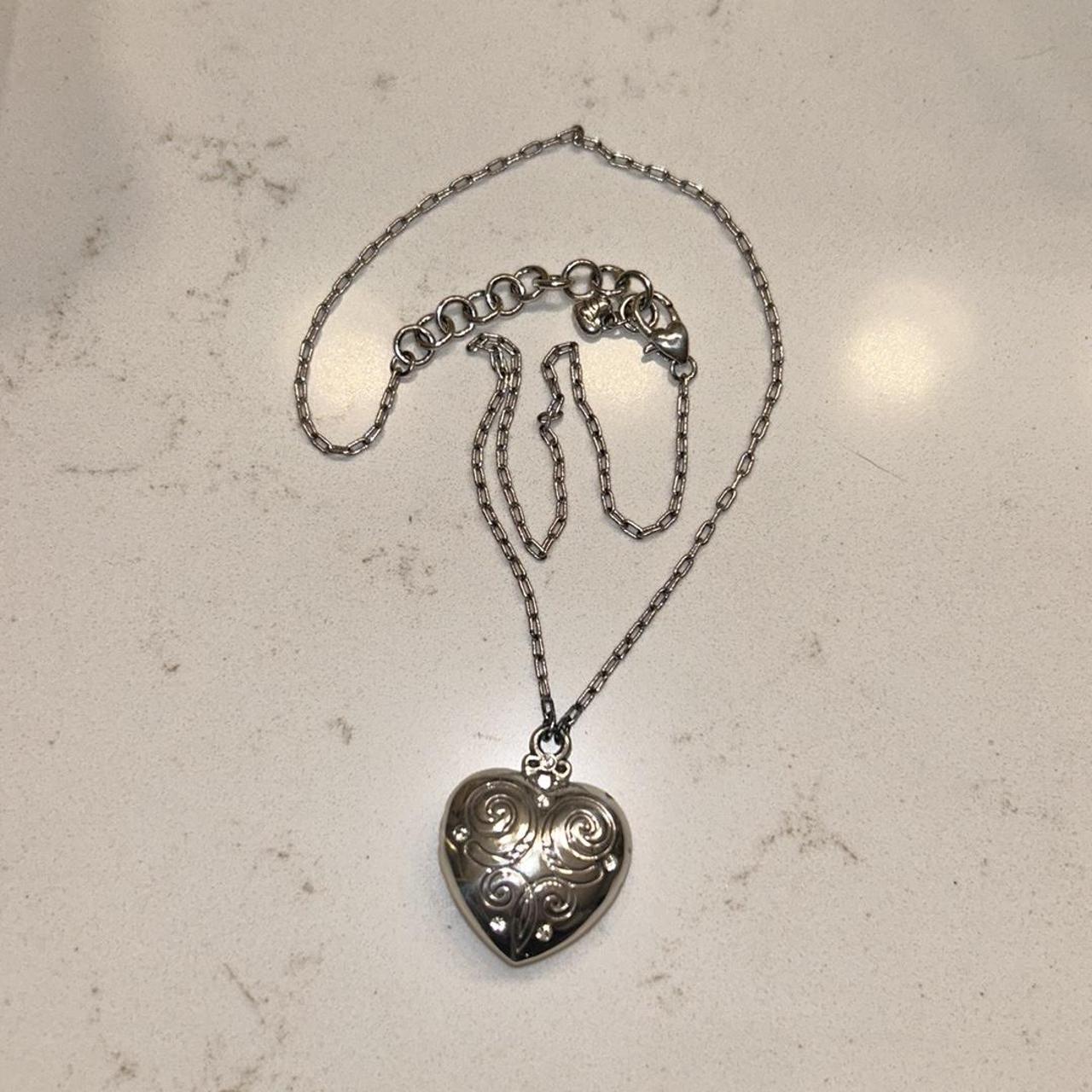 Brighton Heart Locket with Dust... - Depop