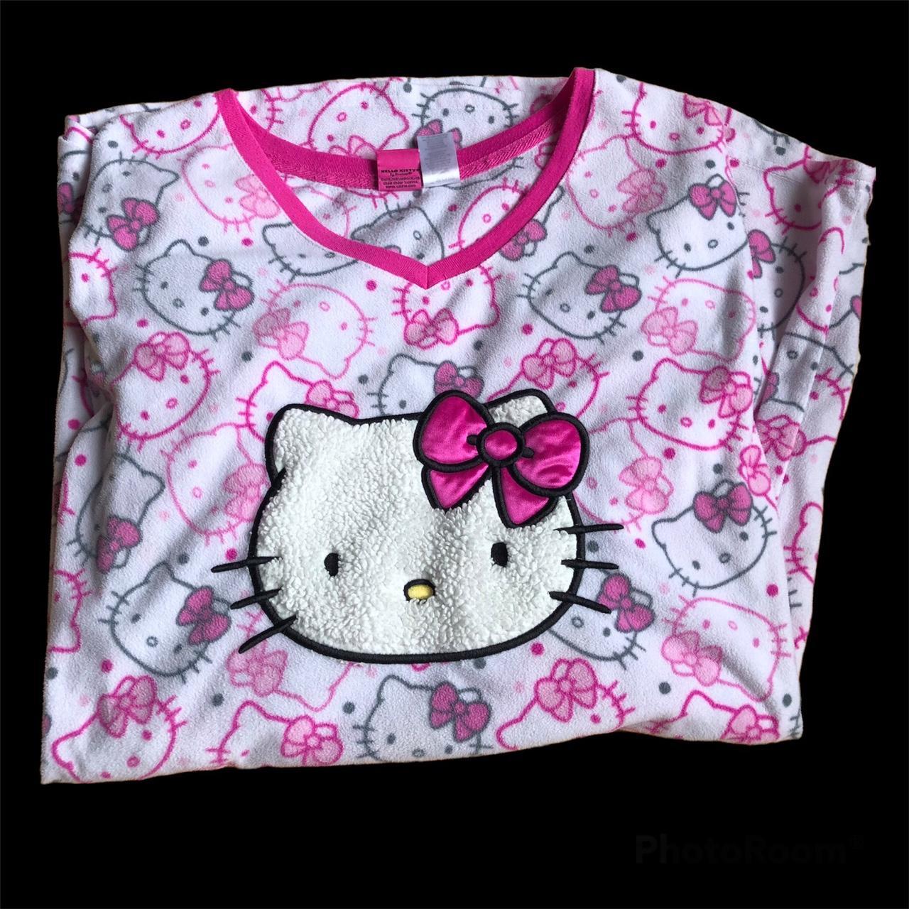 Hello Kitty Pajama No size tag. Pit to pit... - Depop