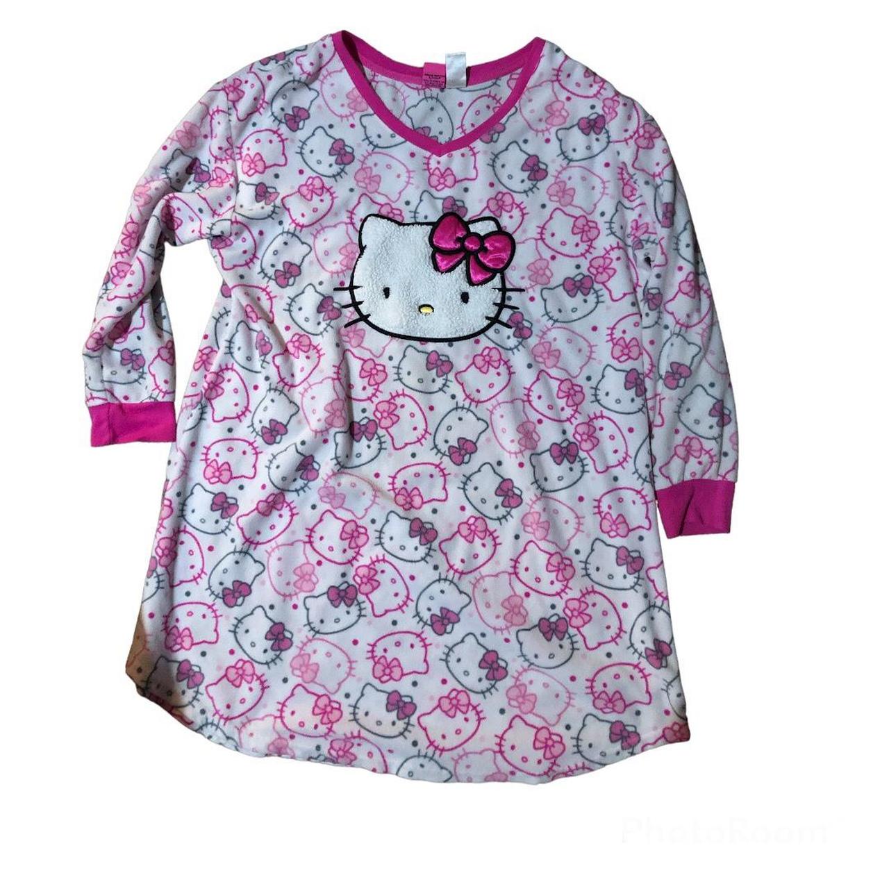 Hello Kitty Pajama No size tag. Pit to pit... - Depop