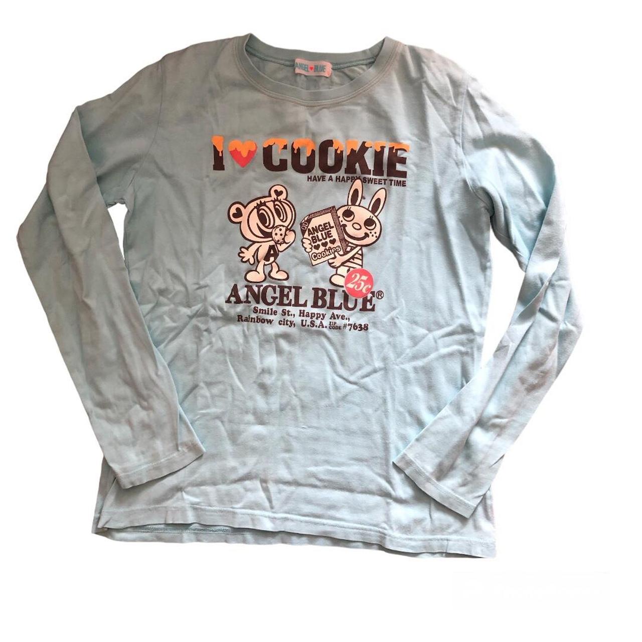 Angel Blue Japan Long sleeve shirt Size 160 fits... - Depop
