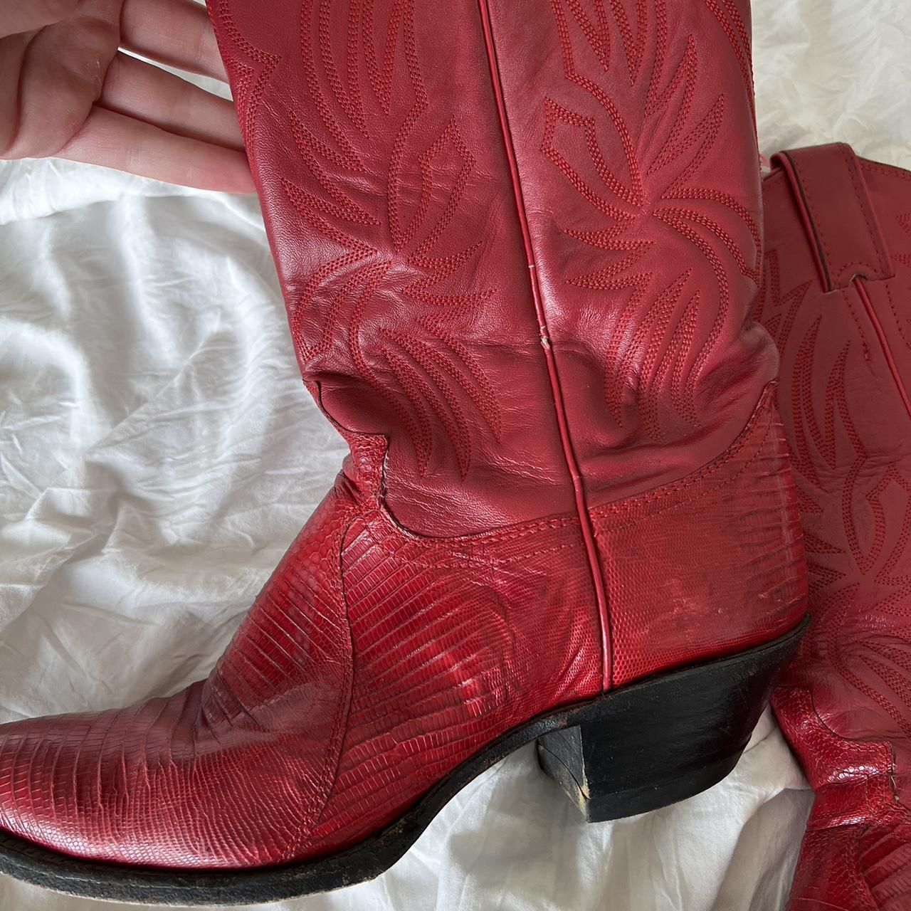 Women's Red Boots | Depop