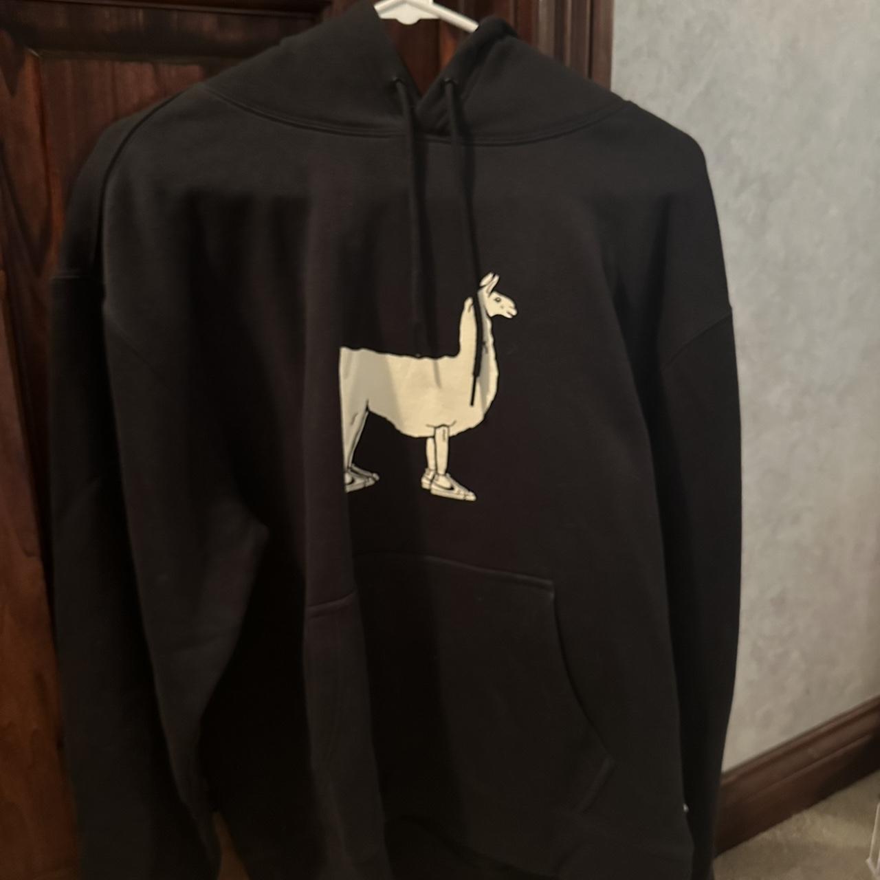 Nike SB Llama Hoodie Black Men’s Medium - Depop