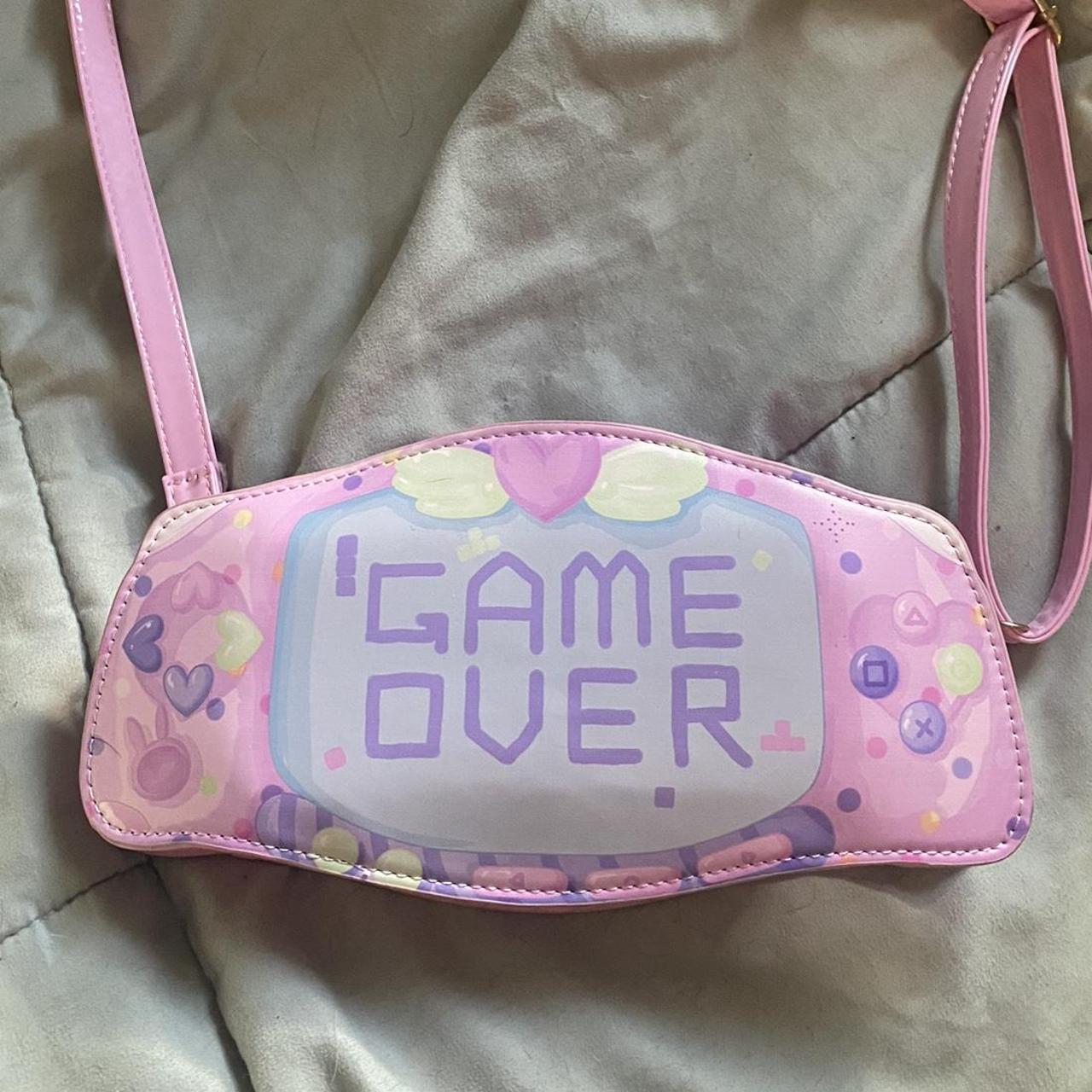 Dolls Kill Pink and Blue Laptop-cases-bag | Depop