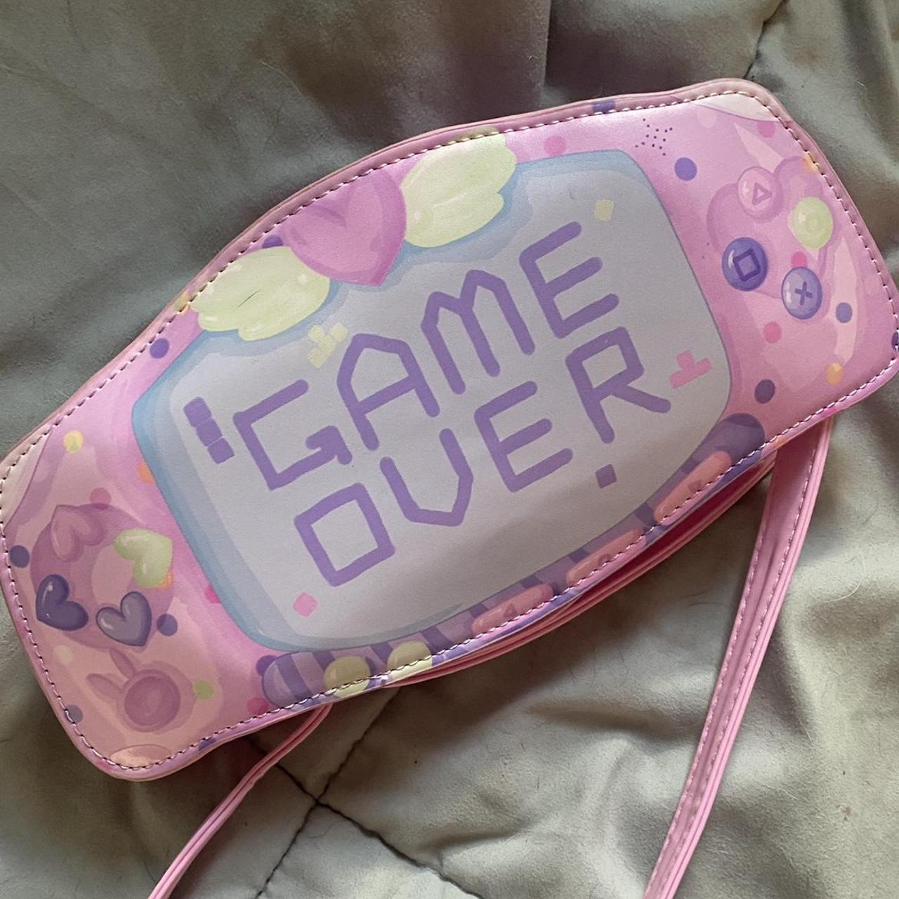 Dolls Kill Pink and Blue Laptop-cases-bag | Depop