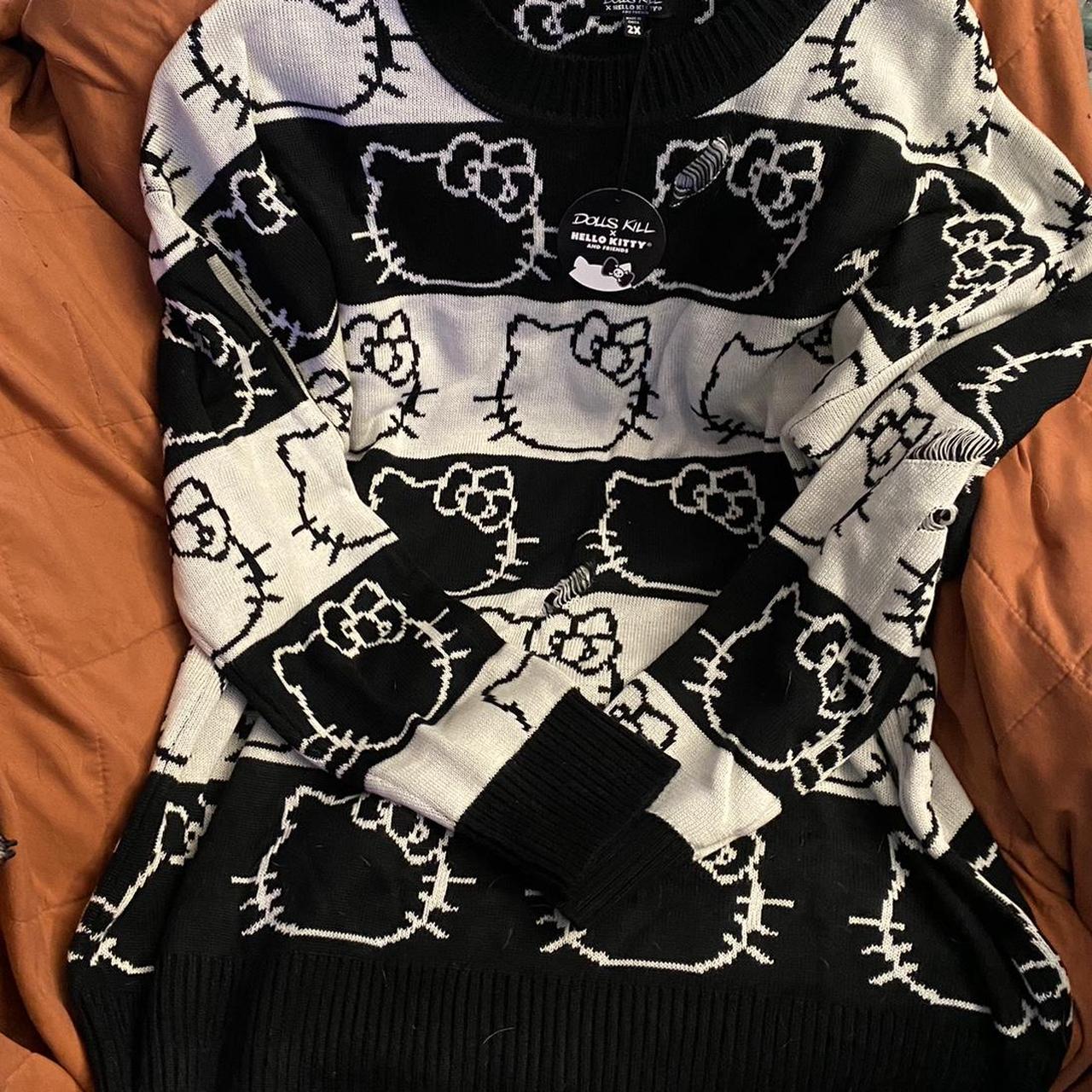 Dolls Kill X Hello Kitty Sweater Deadstock... - Depop
