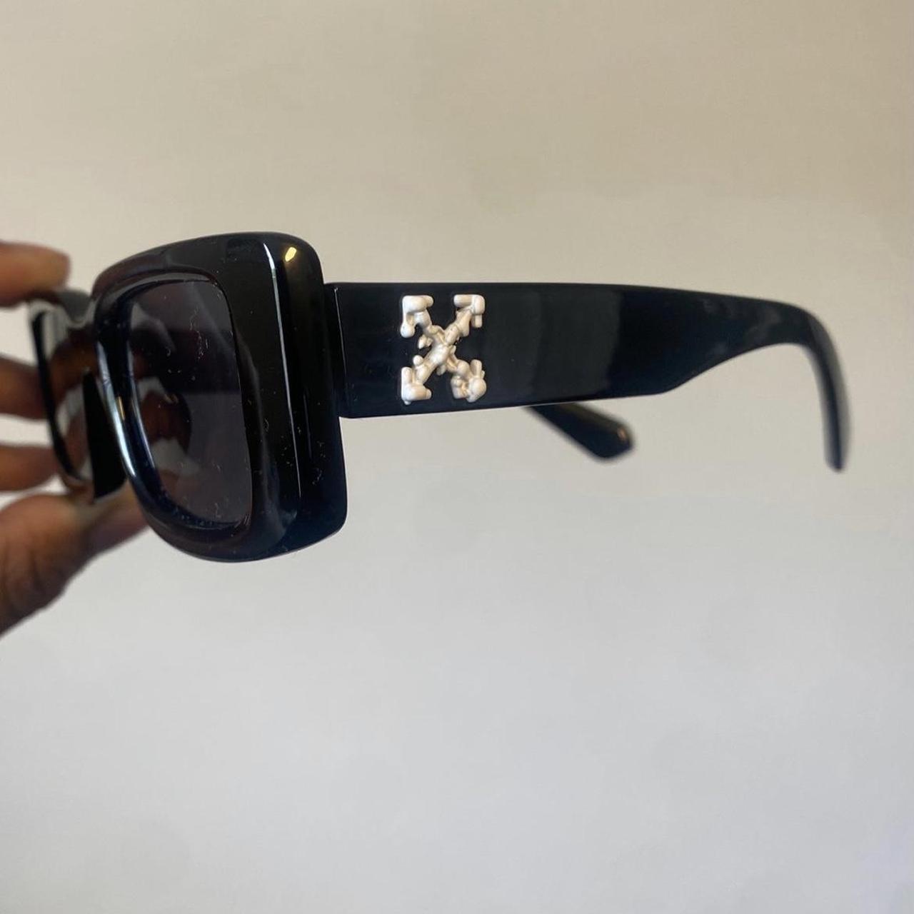 Off White Sun glasses Worn once or twice Perfect... - Depop