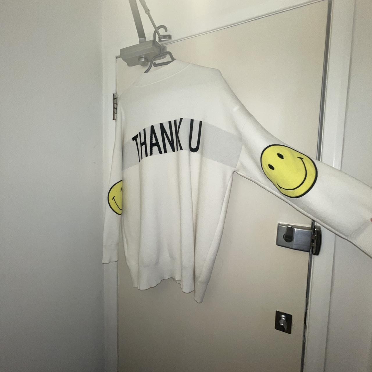 Smiley Face Cardigan From... - Depop