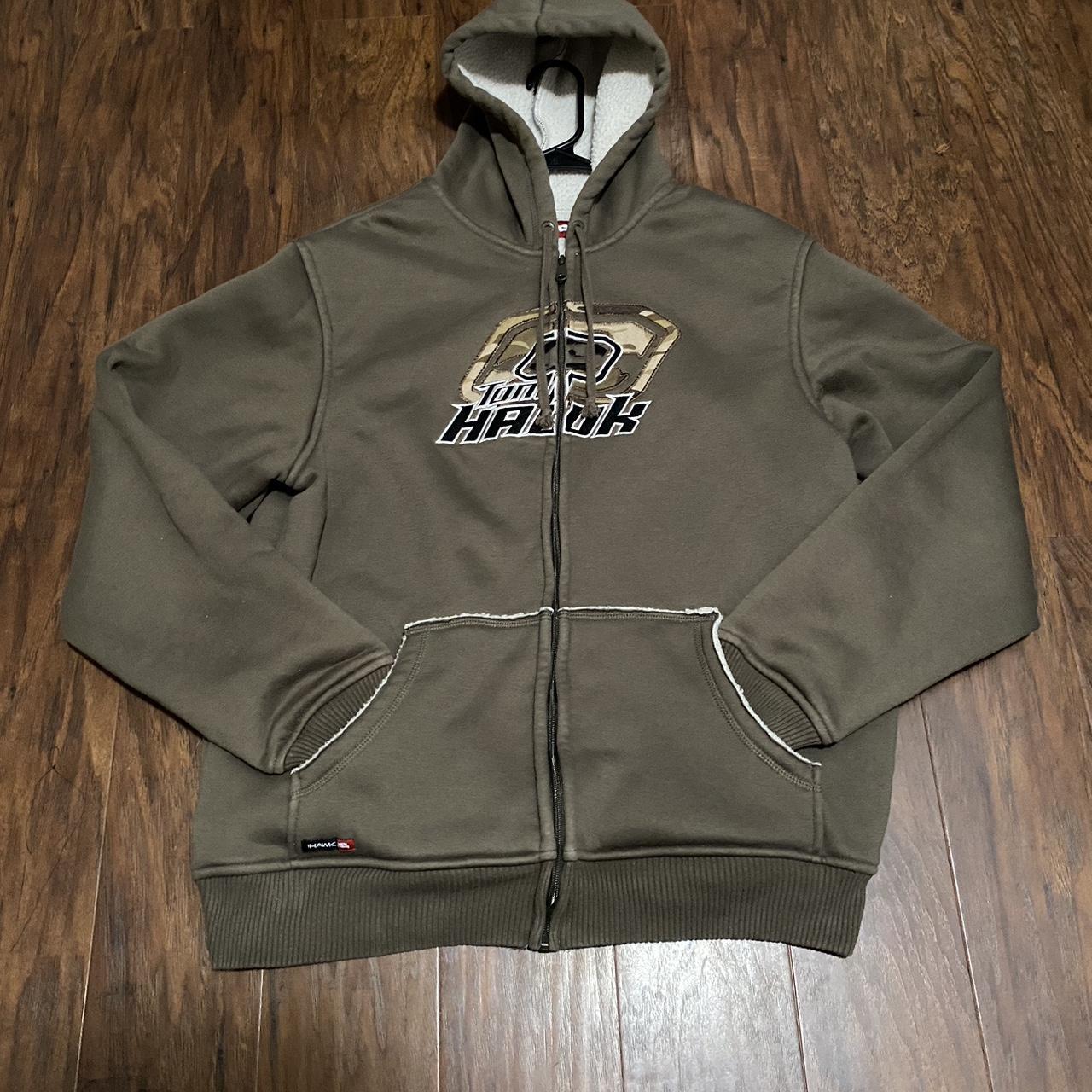 Tony hawk zip-up Size-M In perfect condition... - Depop