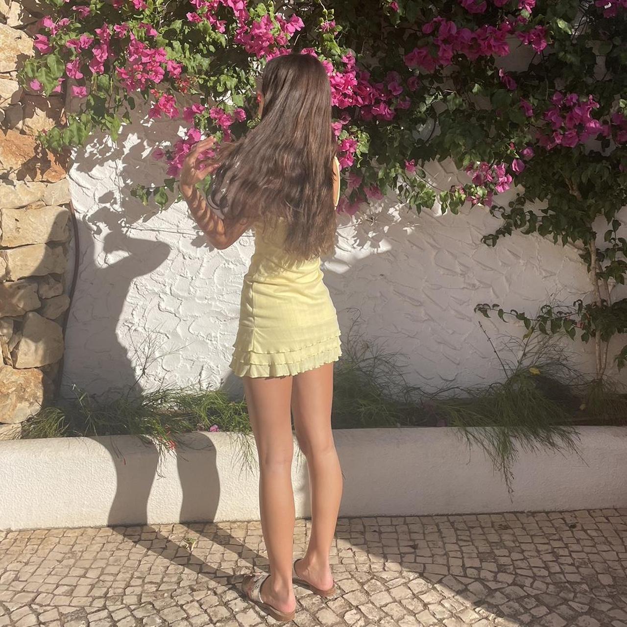 Edikted yellow dress💛⭐️ -so cute -has been worn twice... - Depop