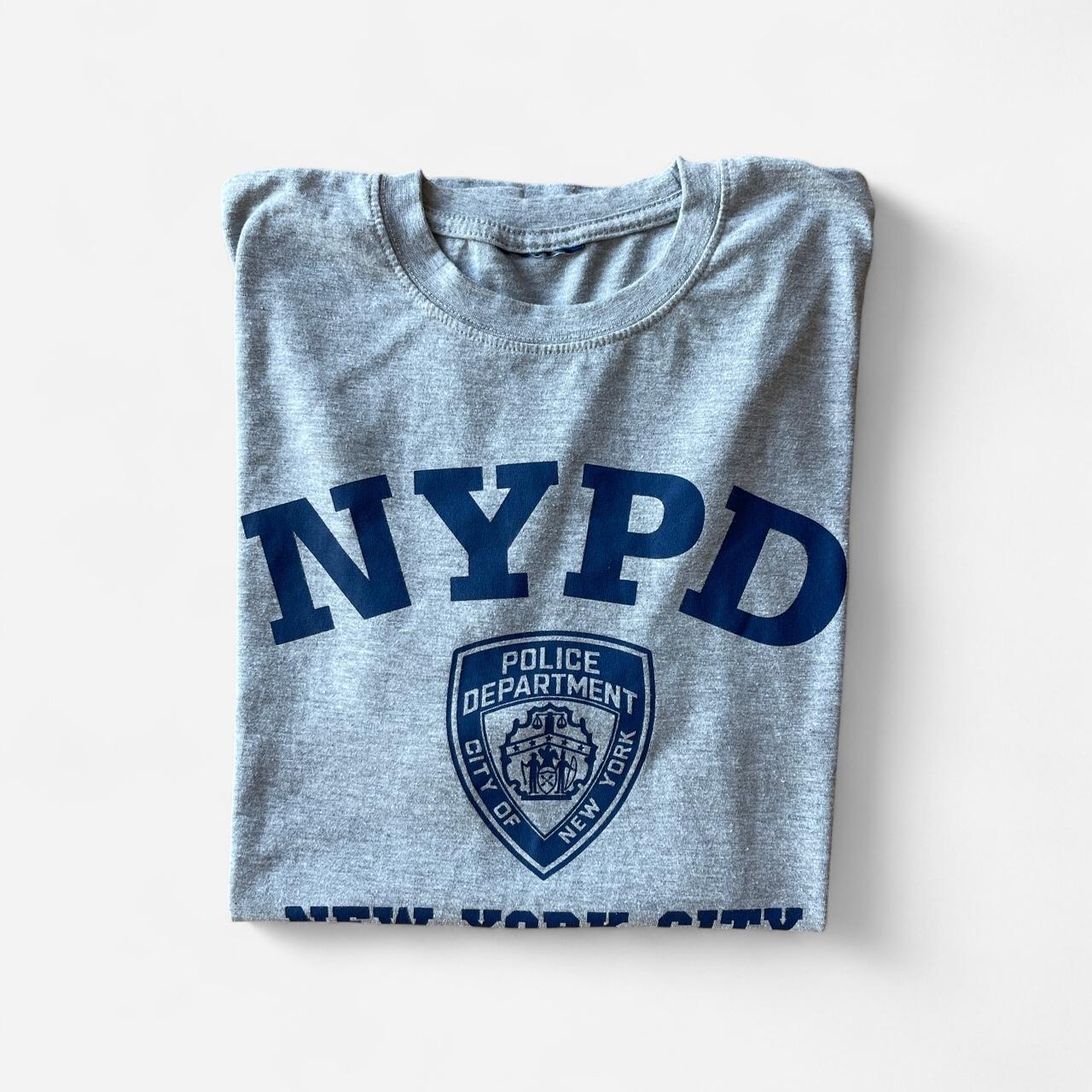 Vintage NYPD Police Department Graphic Tee cool... | Depop