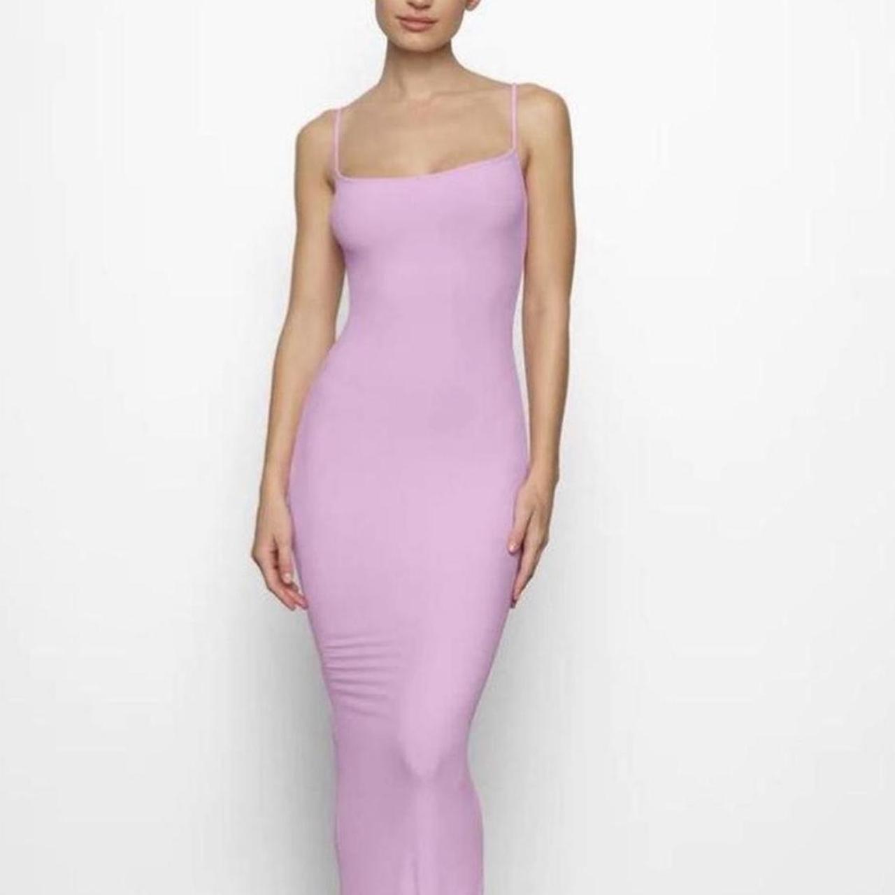 Skims lounge slip long dress in petal pink. Not... - Depop