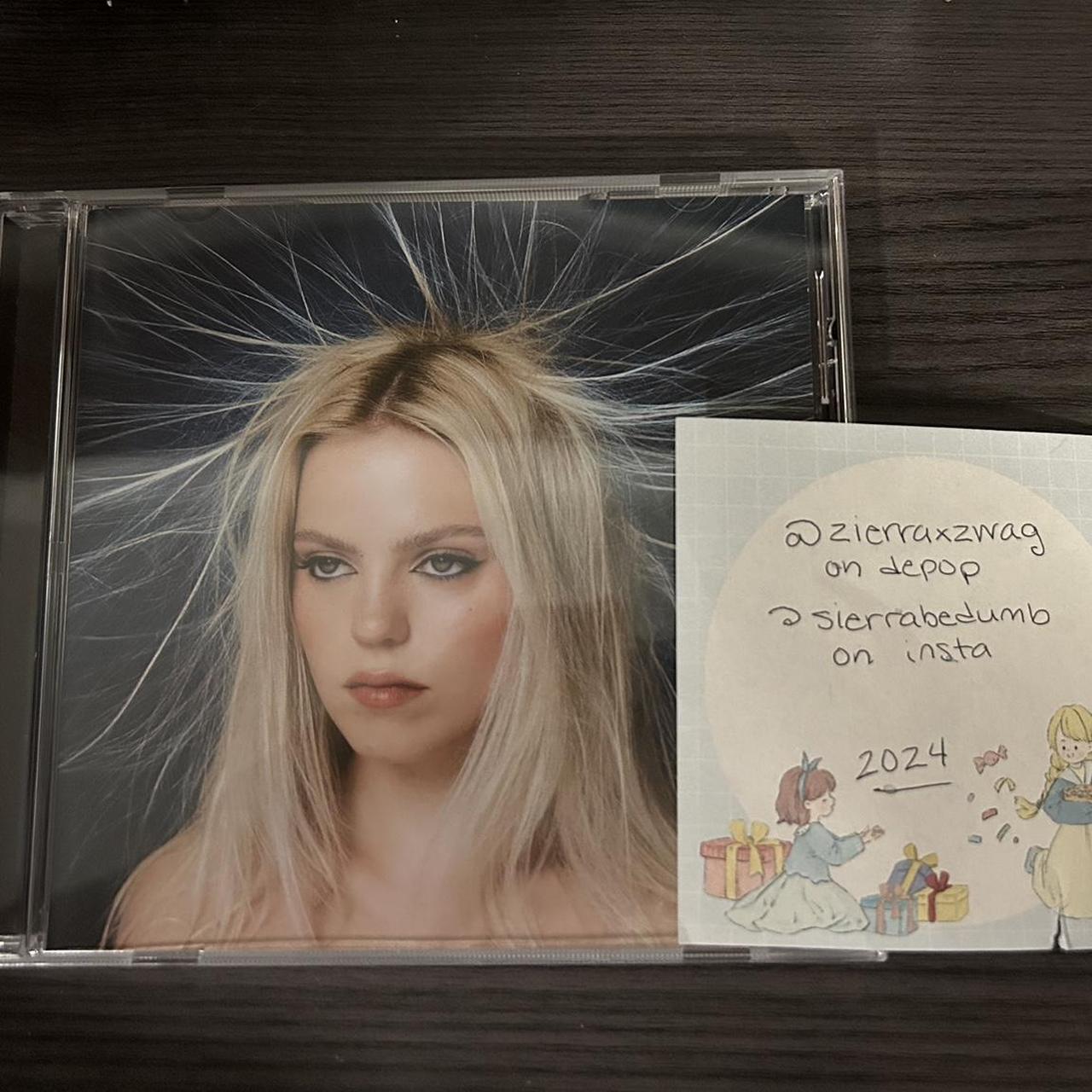 [ON HOLD] renee rapp signed cd —signed snow angel... - Depop