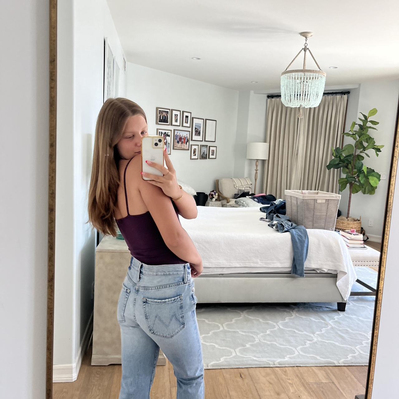 Mother light wash jeans -Designer -Great... - Depop