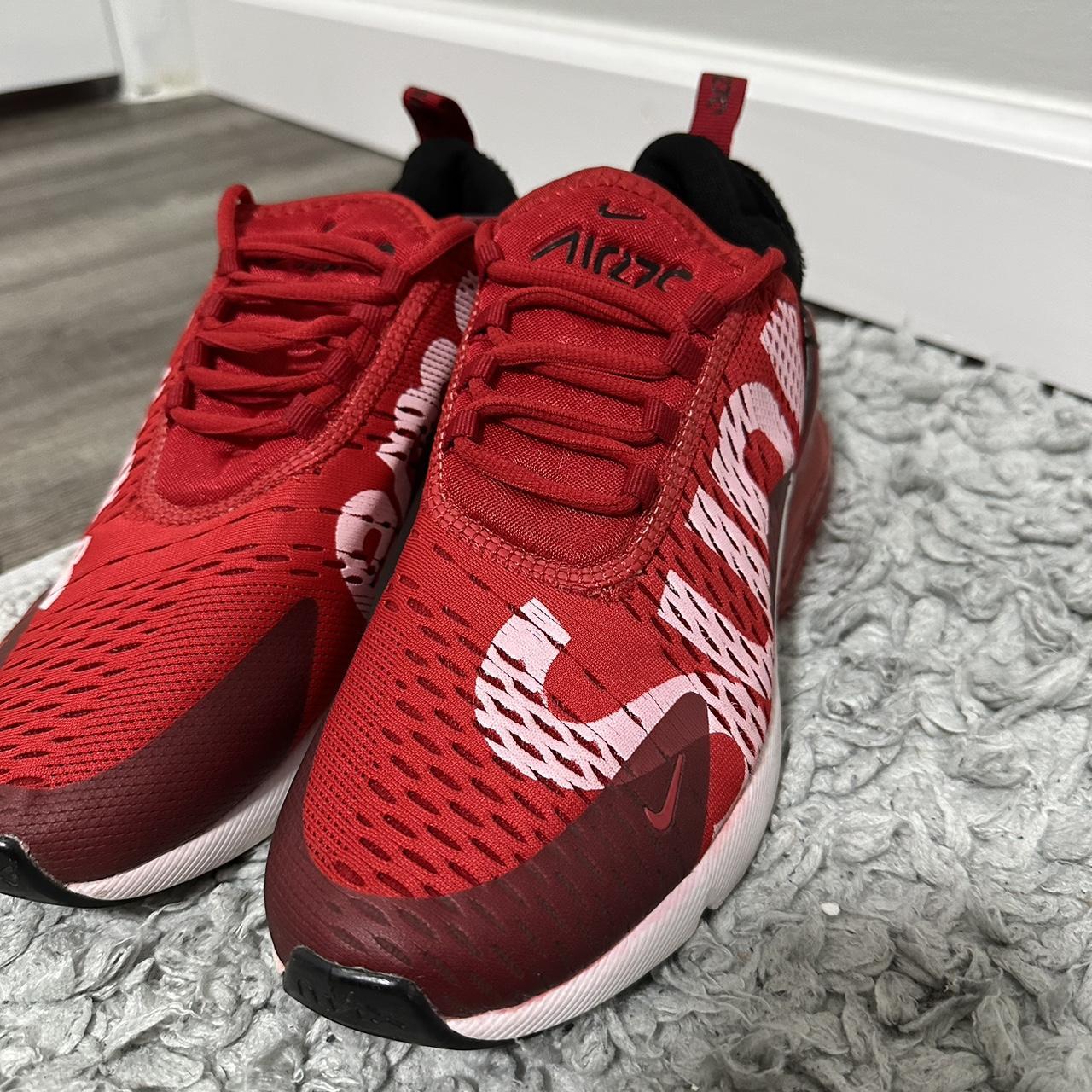 Nike Men's Red Trainers | Depop