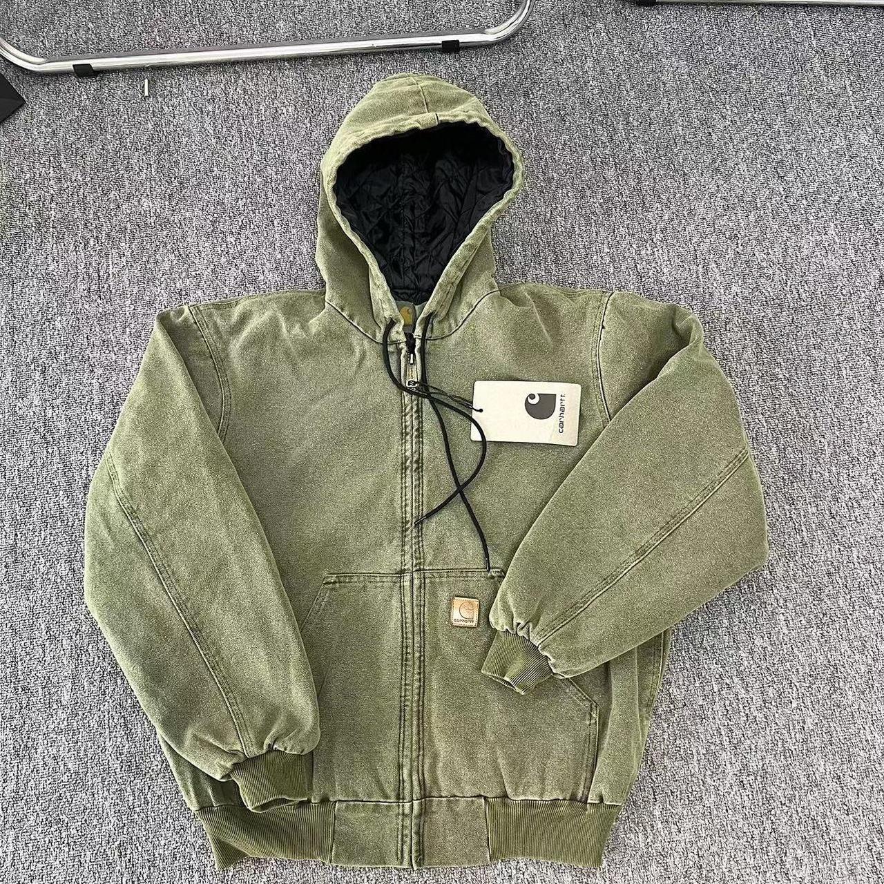Green Carhartt Jacket. Brand New Vintage Carhartt... - Depop