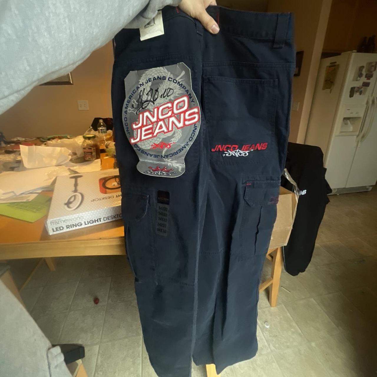 JNCO JEANS NEW WITH TAGs Baggy fire 2003... - Depop