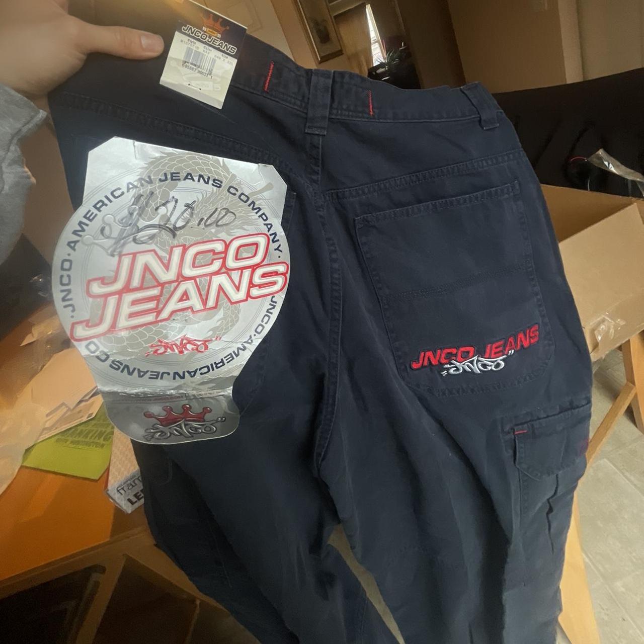 JNCO JEANS NEW WITH TAGs Baggy fire 2003... - Depop