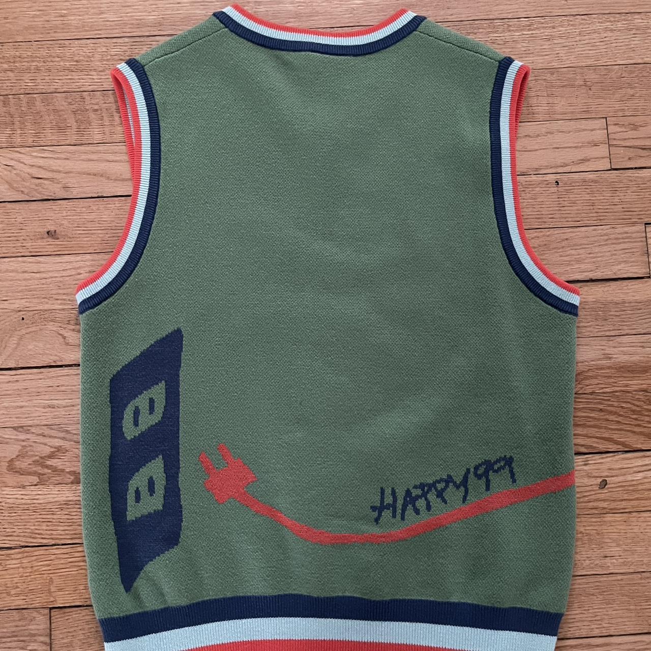 Happy99 sweater vest. Barely worn in great... - Depop