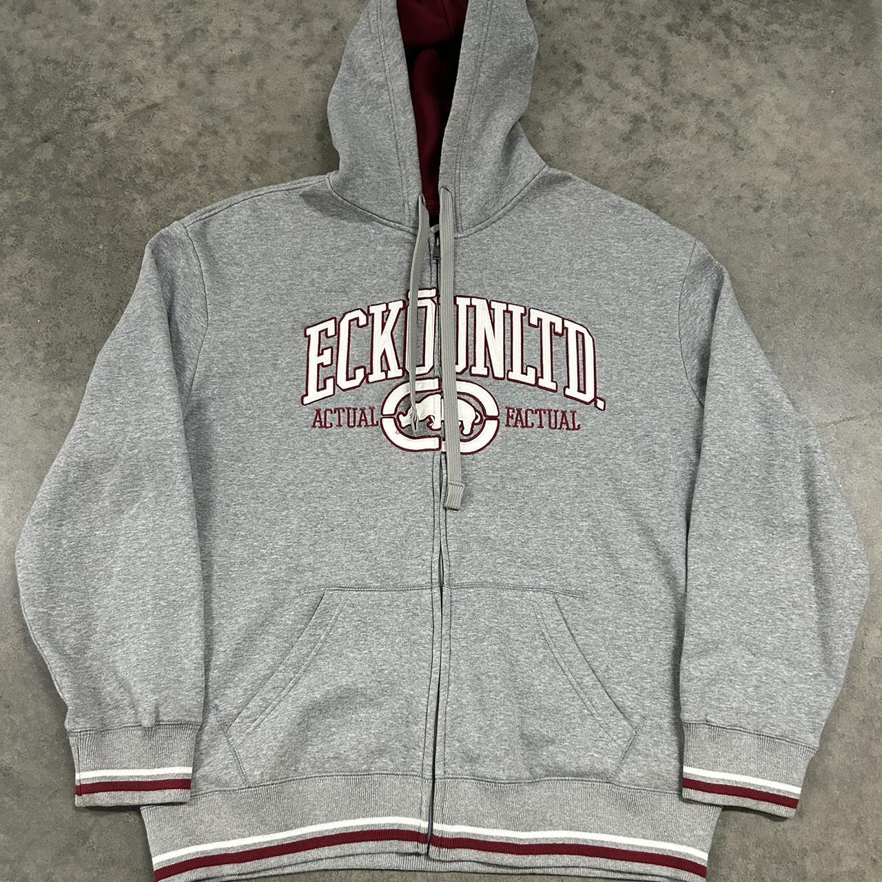 Vintage Y2K Ecko Unltd. Zip Up Hoodie Size : XL ... - Depop