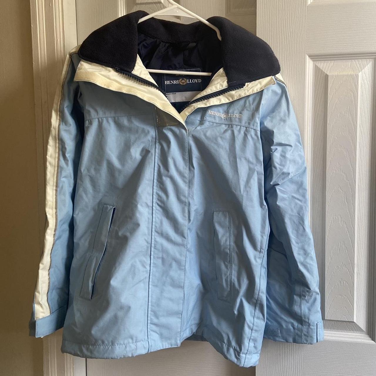 Henrii Lloyd Blue and White Winter Sportswear Ski... | Depop