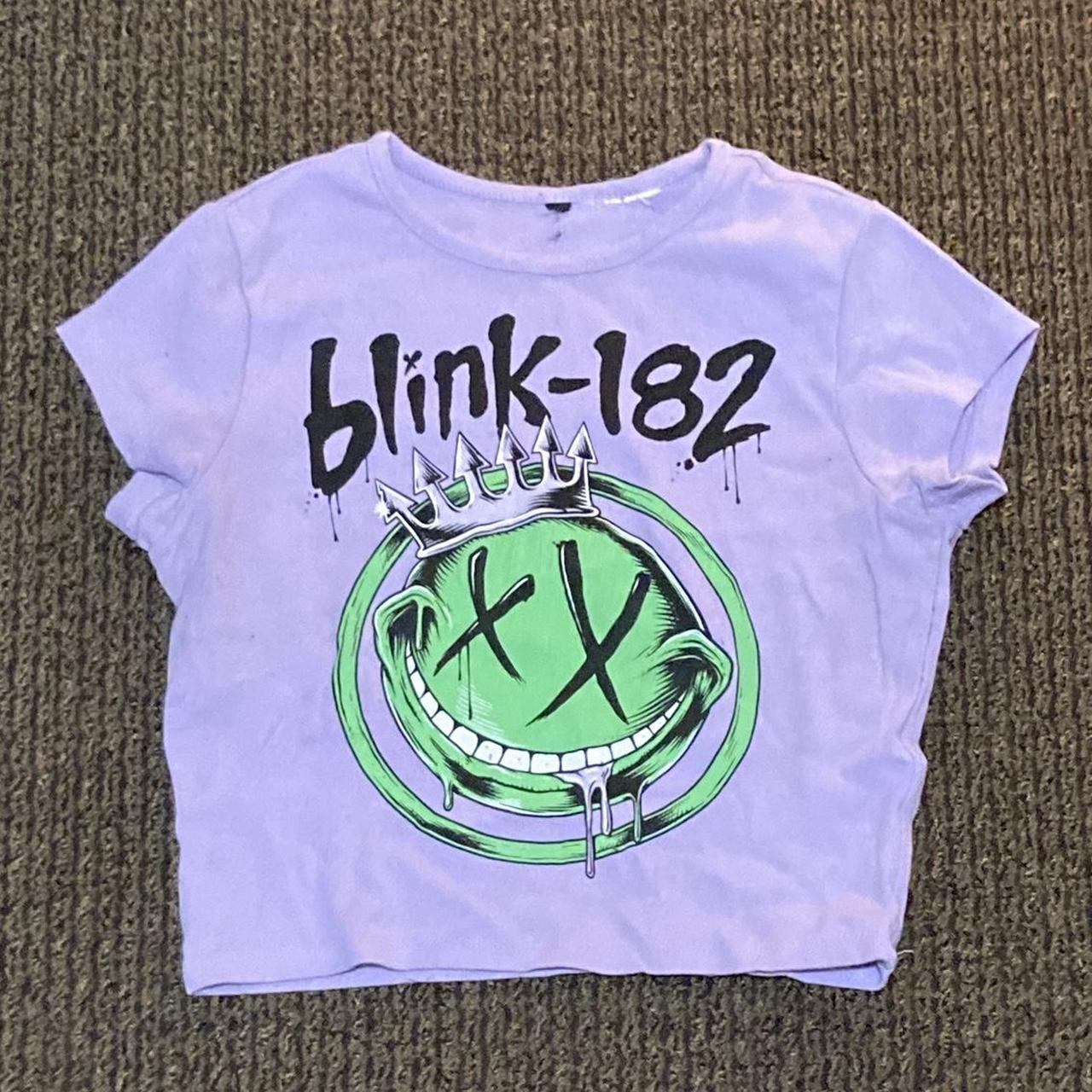 blink-182 band tee 🖤 size s perfect condition - Depop