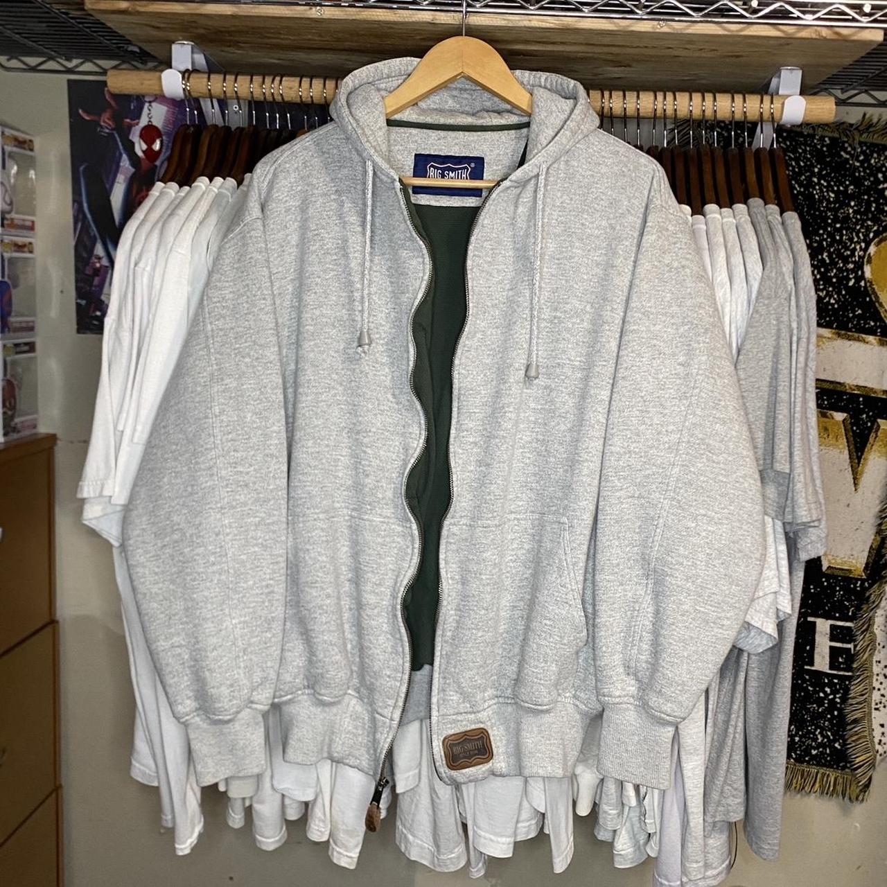 Vintage 90s Zip Up Hoodie Fits like a large /... - Depop