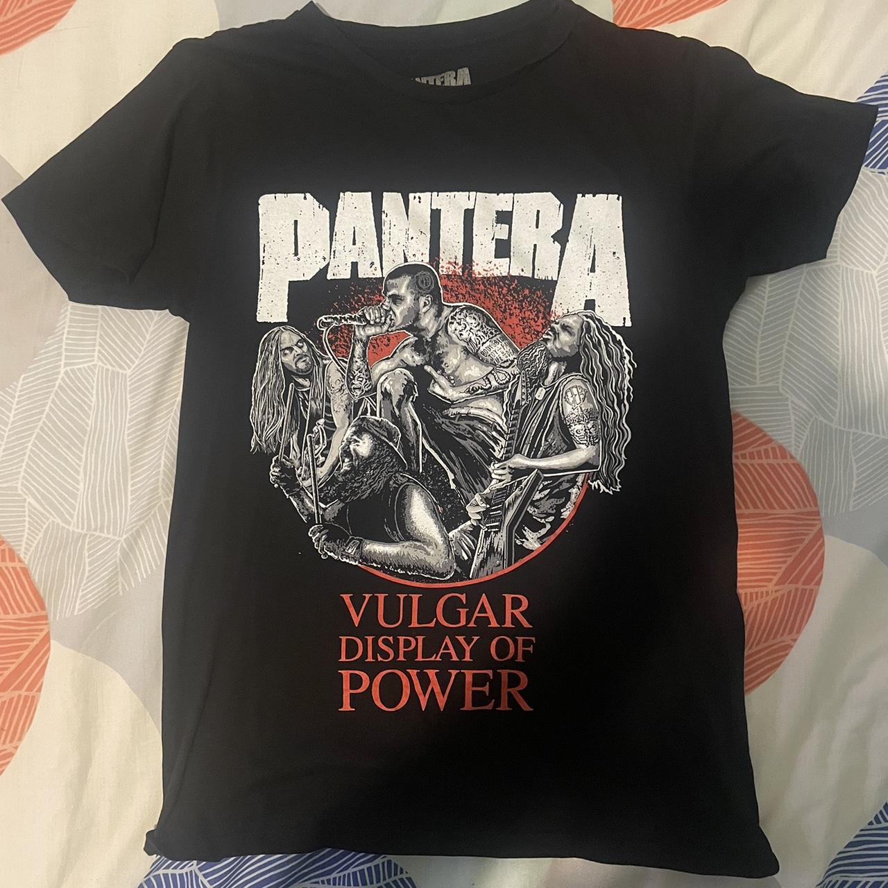 Official Pantera Vulgar Display of Power T-Shirt... - Depop