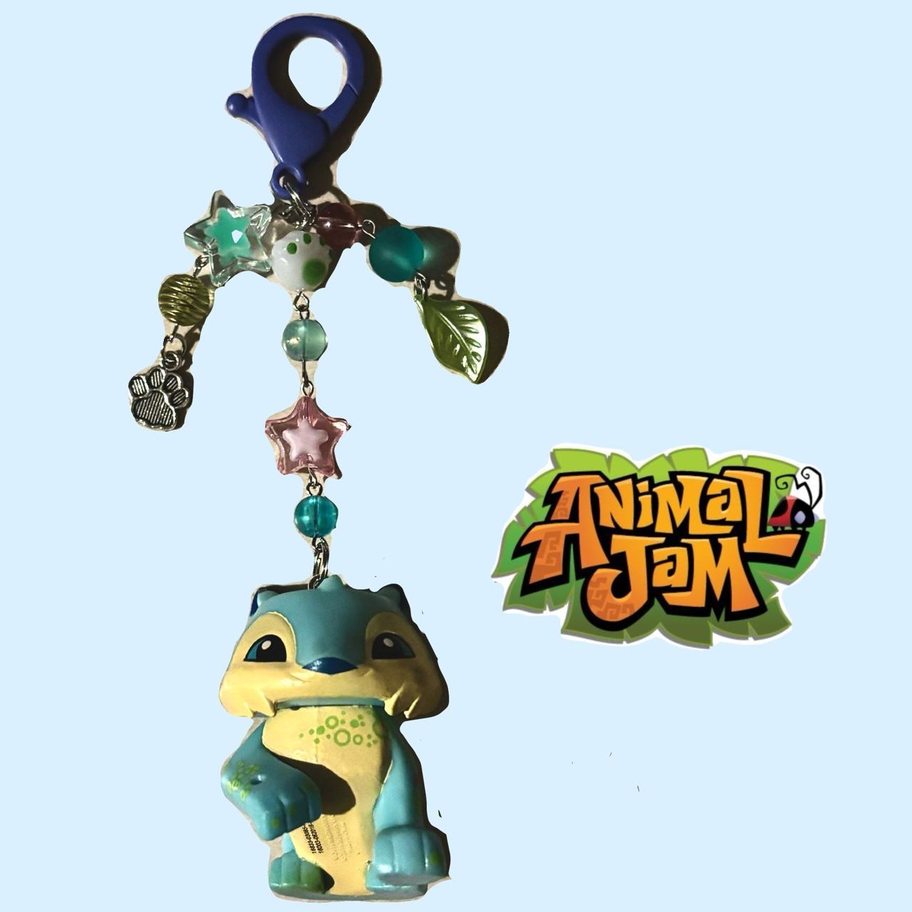Animal Jam Lynx Keychain! 🐱🐾 🔵😸: This adorable blue... | Depop
