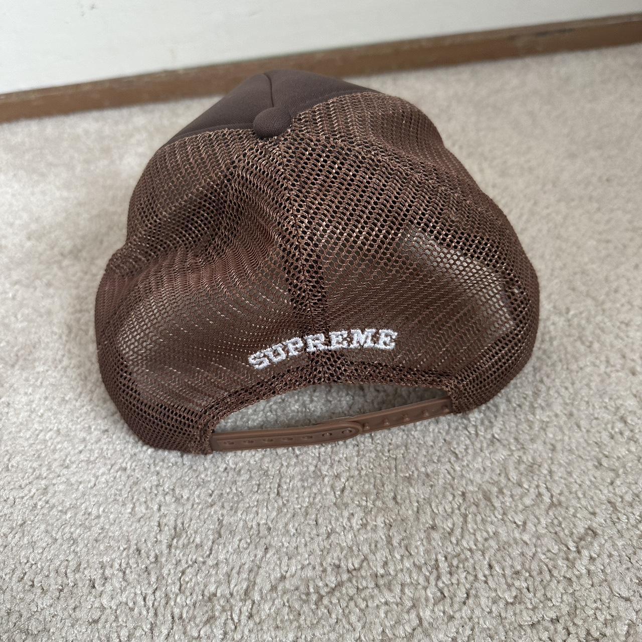 Brown Supreme hat - Depop