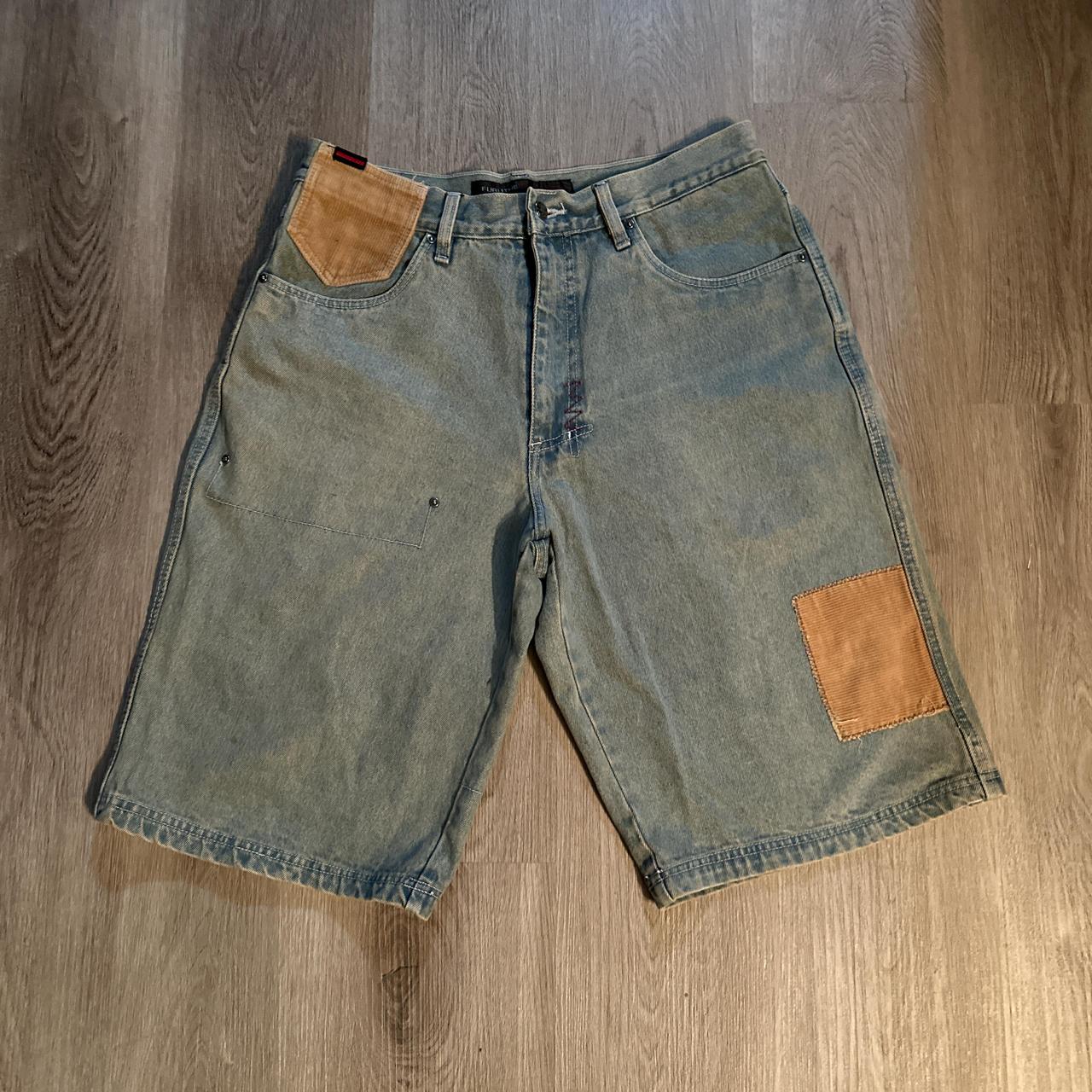 Fubo The Collection Crazy Corduroy details baggy shorts - Depop
