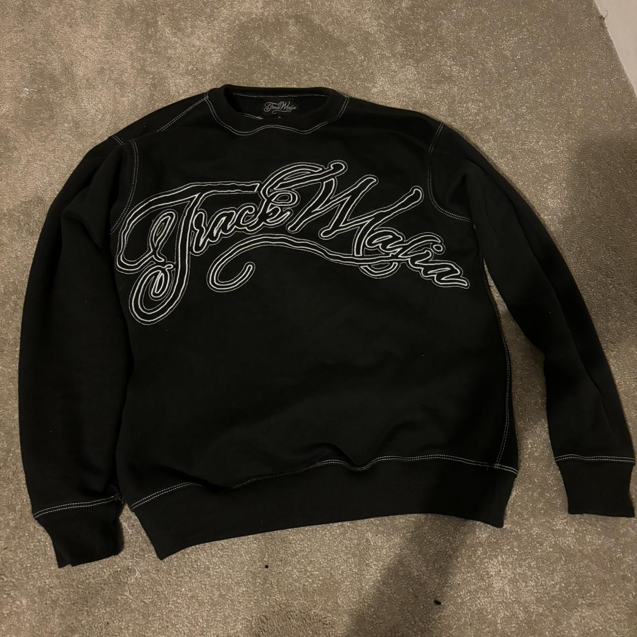 Black track mafia og crew neck tracksuit (rare)... - Depop