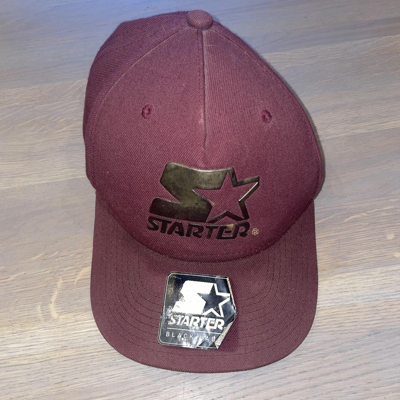 Starter Men's Burgundy Hat | Depop
