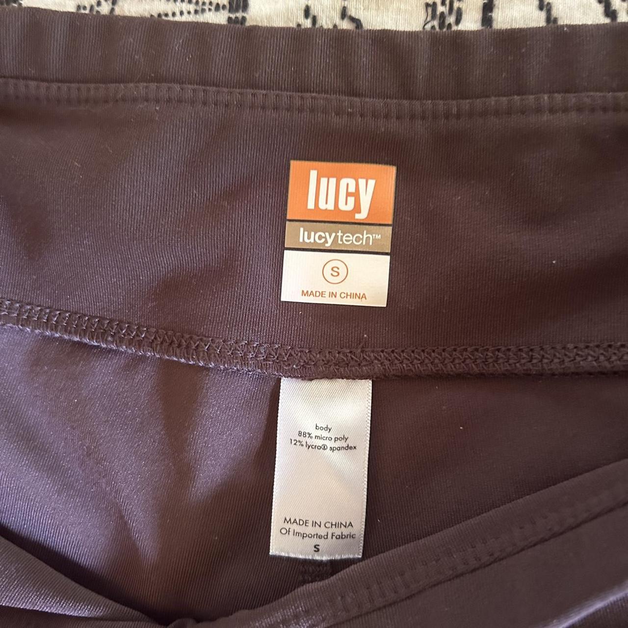 Lucy Activewear Brown Flare Pants Comfy and... - Depop