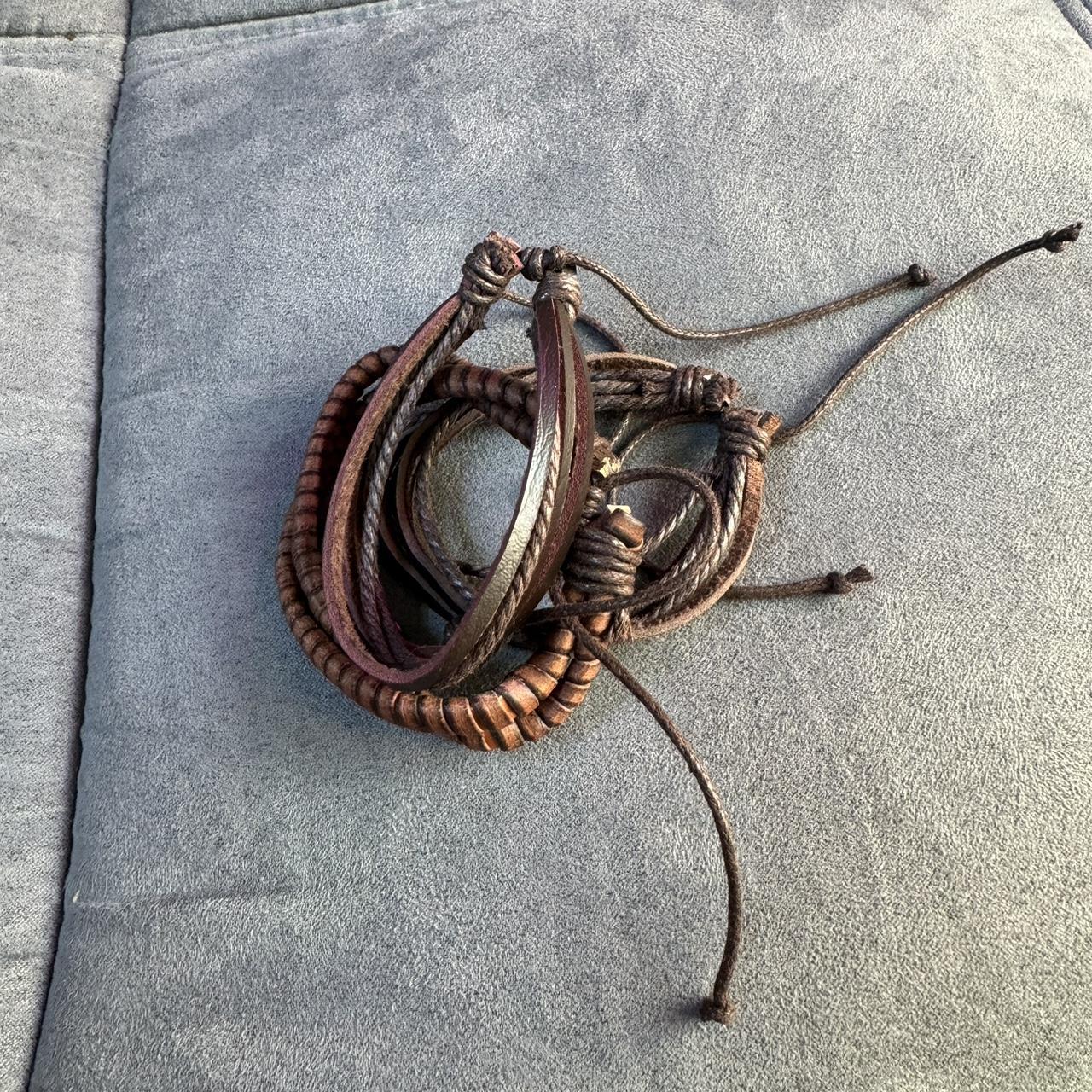 Rope twine bracelets - Depop