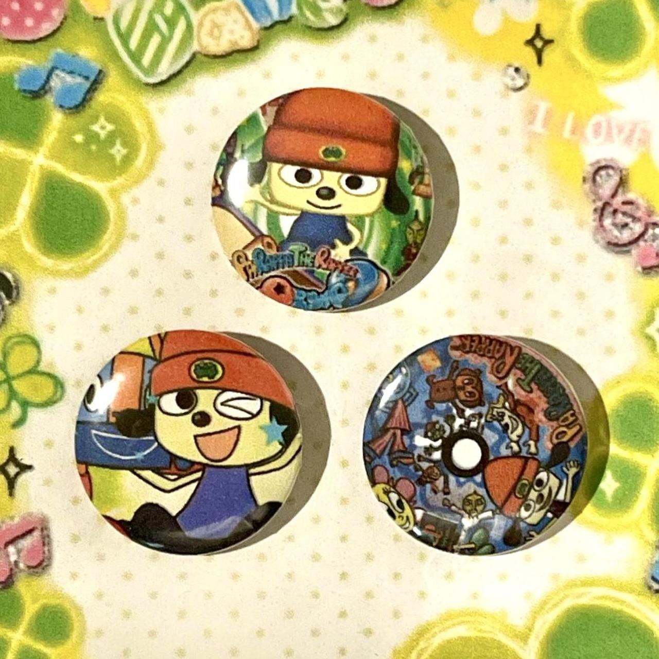 handmade parappa the rapper pins -comes with all... | Depop
