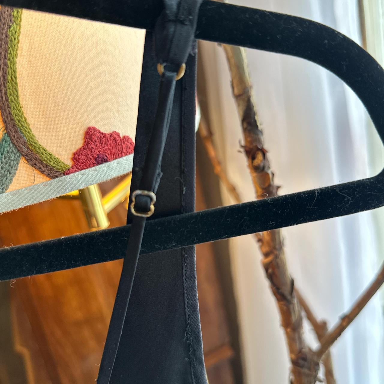 Black sheer slip dress/ nightgown. Size Large- fits... | Depop