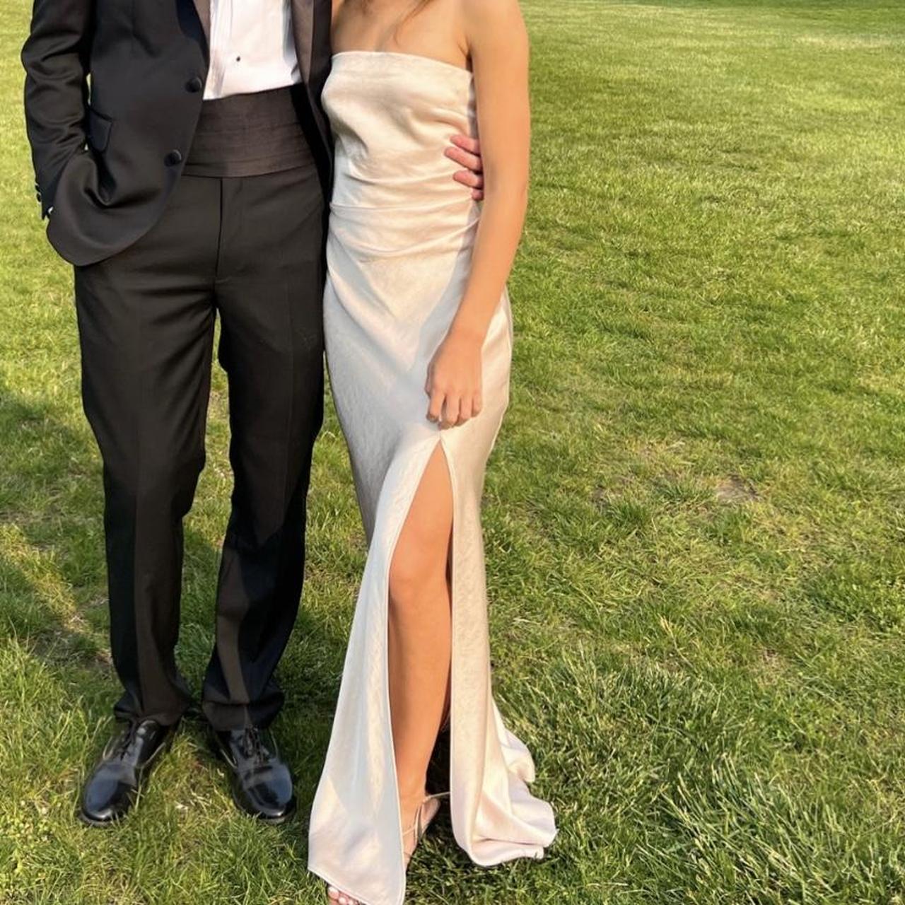 Bec and bridge- the dreamer strapless dress (color:... - Depop