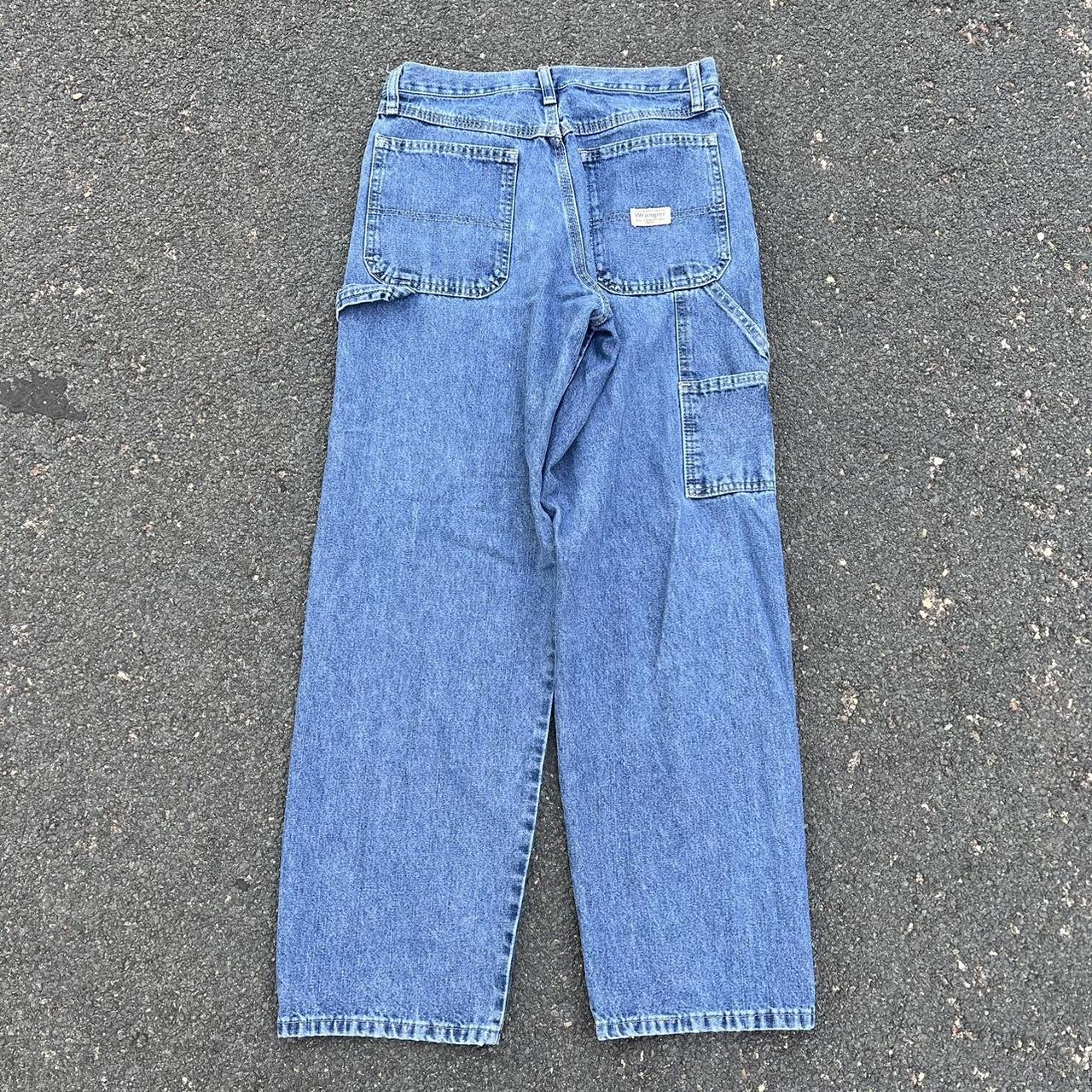 Vintage Wrangler carpenter jeans Color blue | size... - Depop