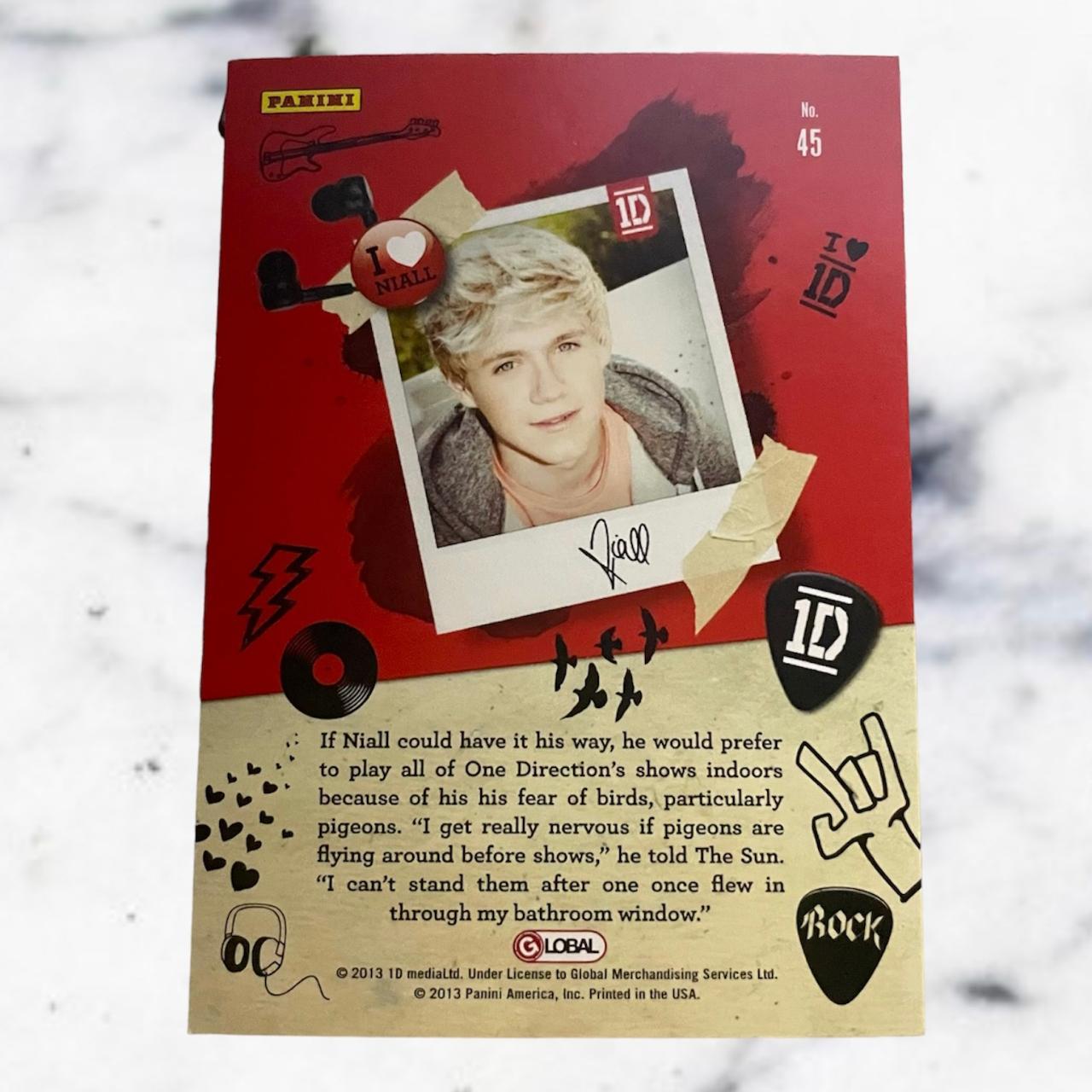 One Direction Official Trading Cards Niall Horan #45... - Depop