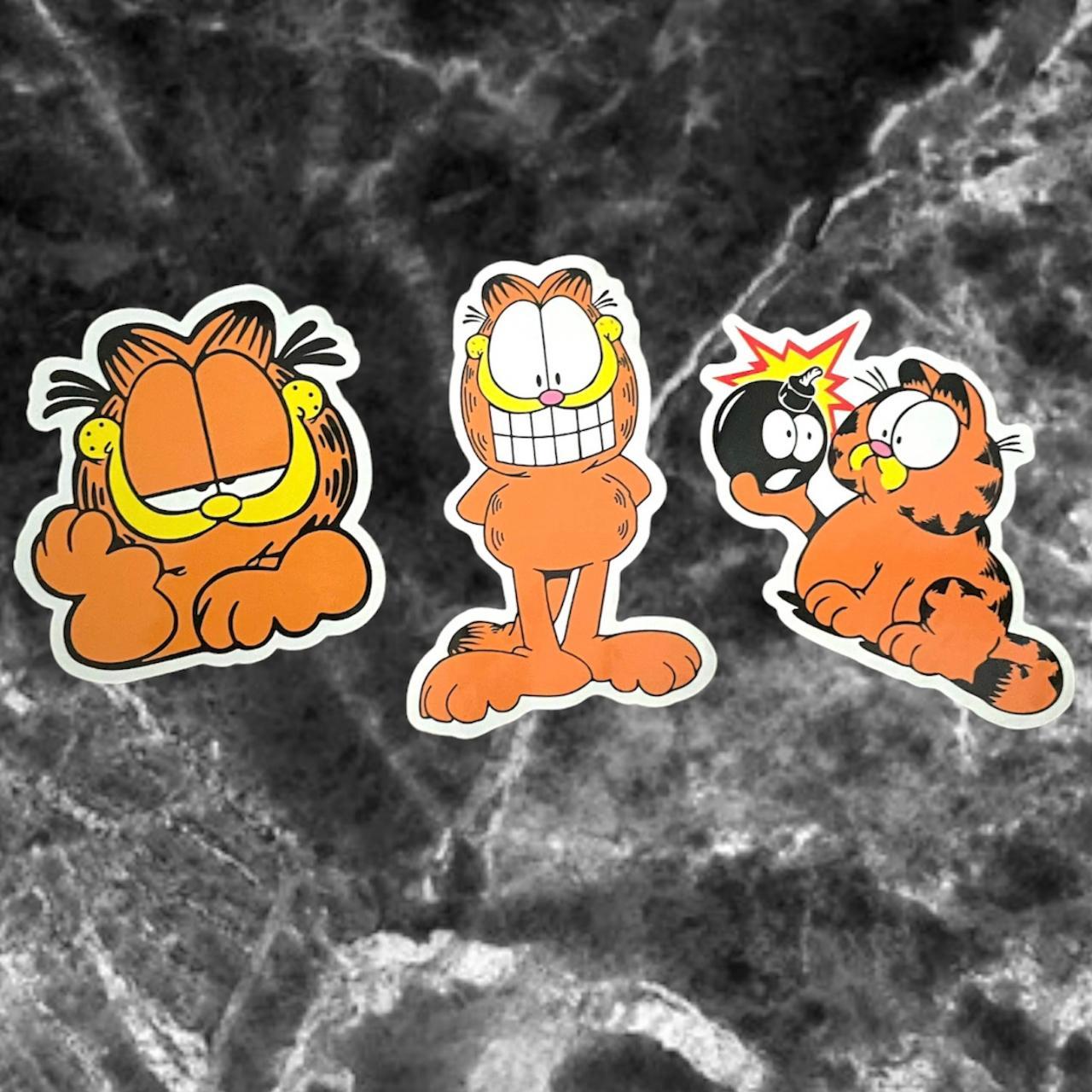 Garfield Sticker Pack (3) 3 Garfield Stickers - Depop