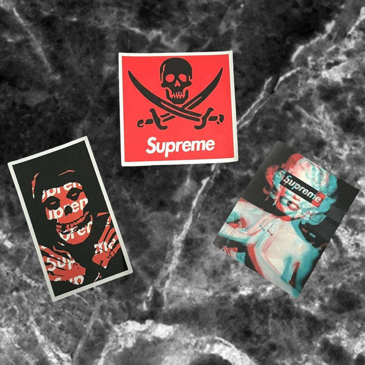 Supreme Sticker Pack (3) 3 Supreme Stickers The... - Depop