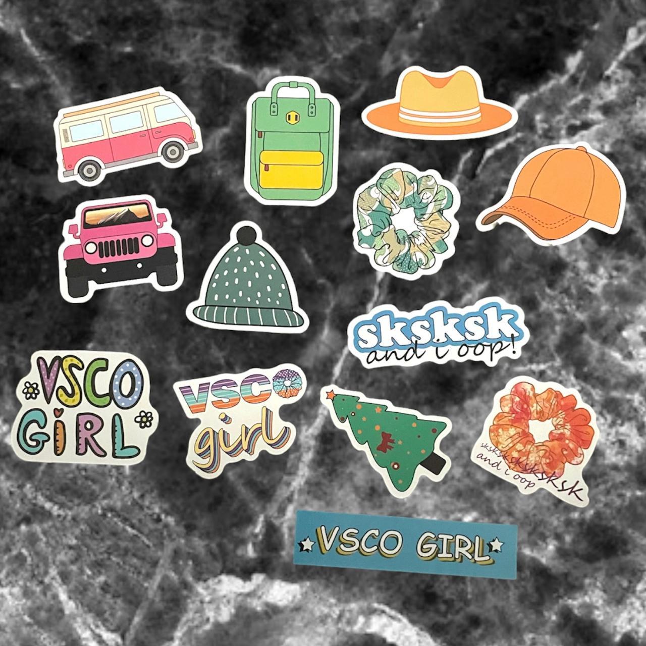 VSCO Girl Sticker Pack (13) 13 Stickers - VSCO... - Depop