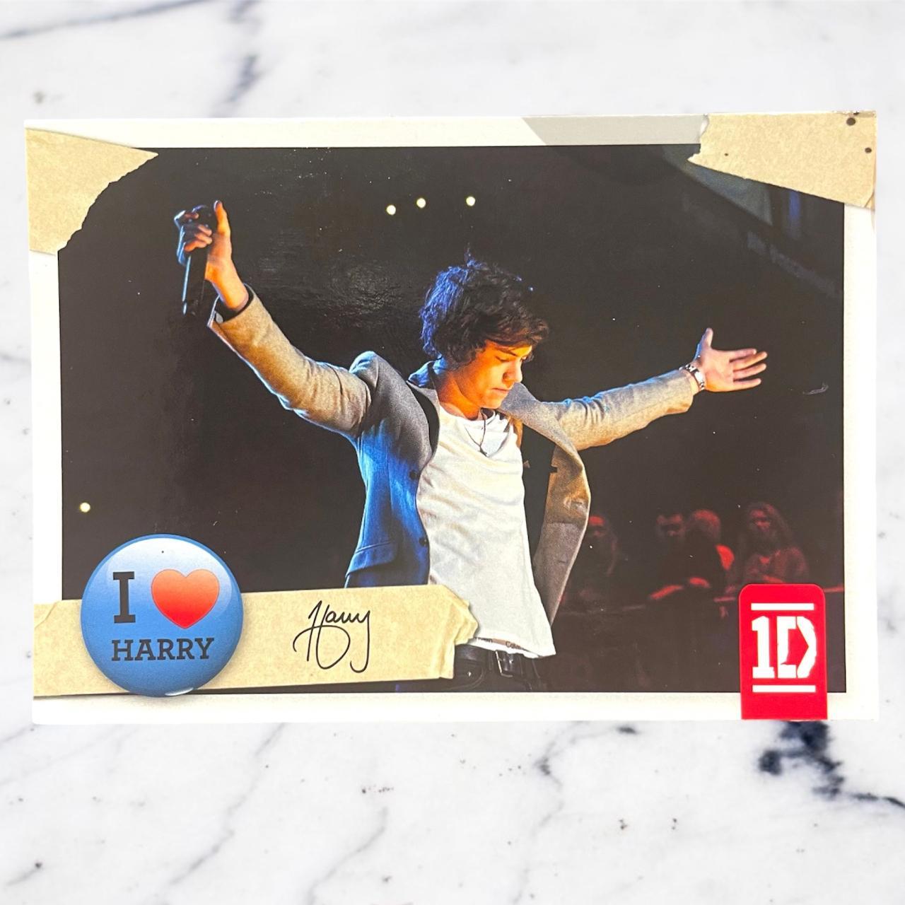 Official One Direction Harry Styles Trading Card... - Depop