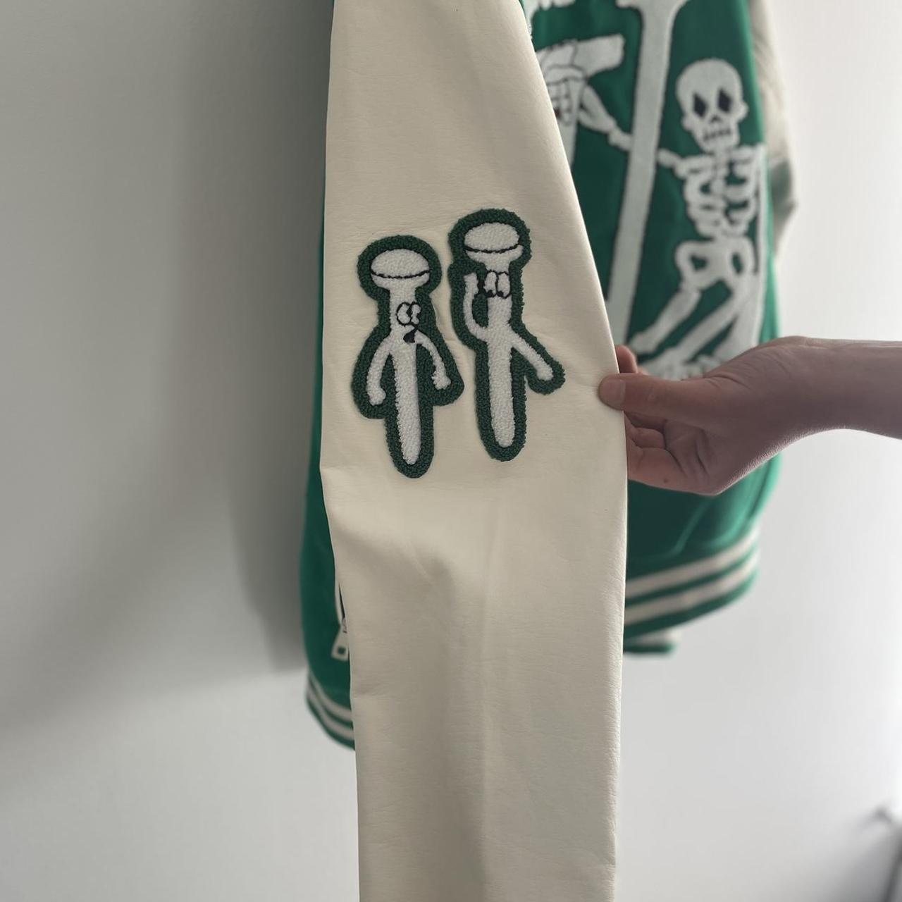 Green Louis Vuitton Varsity Jacket OPEN TO OFFERS... - Depop