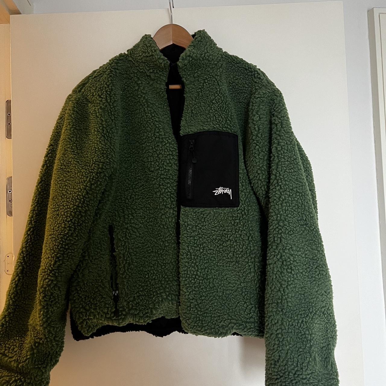 Stussy 8-ball reversible fleece (replica) // MEDIUM... - Depop