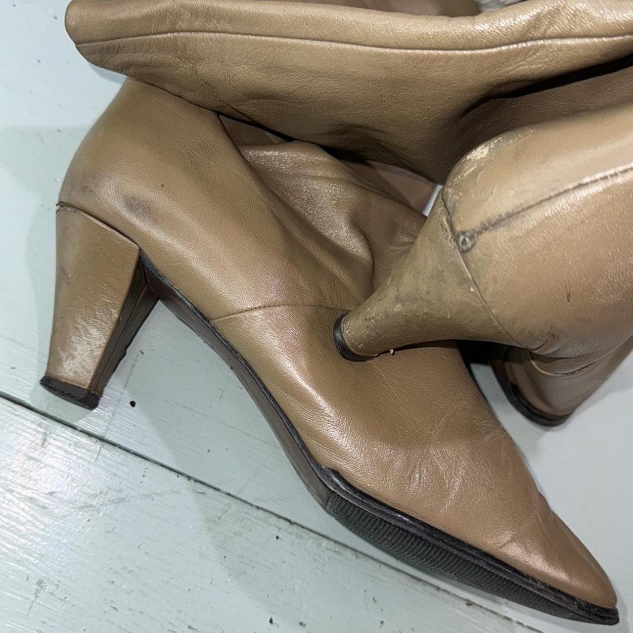 Women’s-Joyce California | Tan leather,almond toe... - Depop